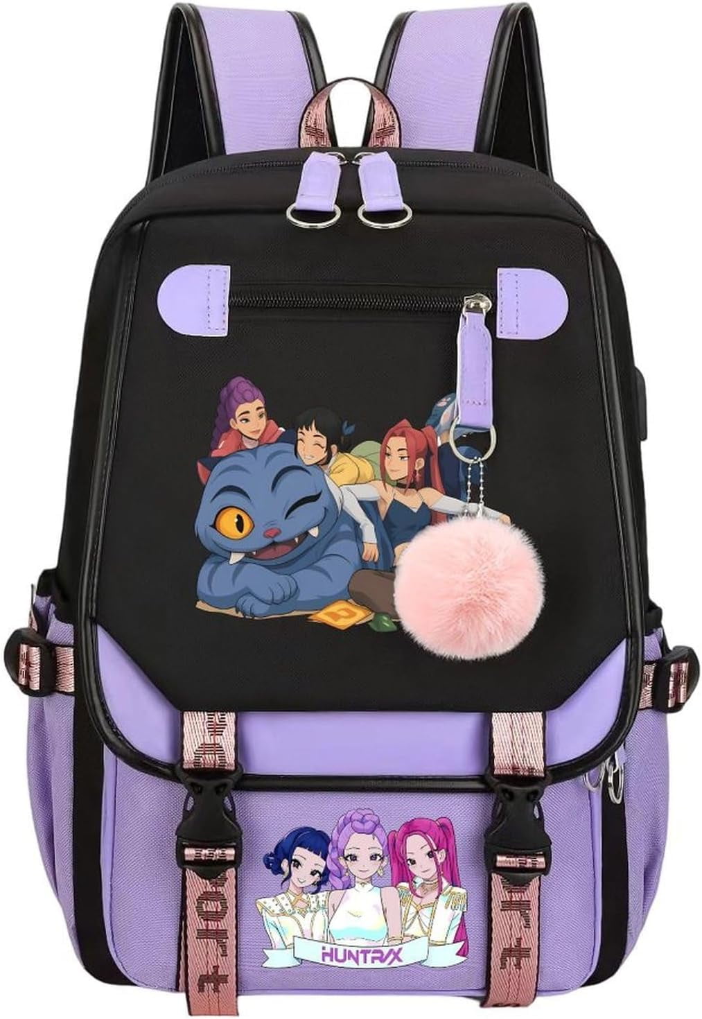 K-pop Demon Hunter Girl Group Backpack – Stylish Anime-Inspired Bookbag ...