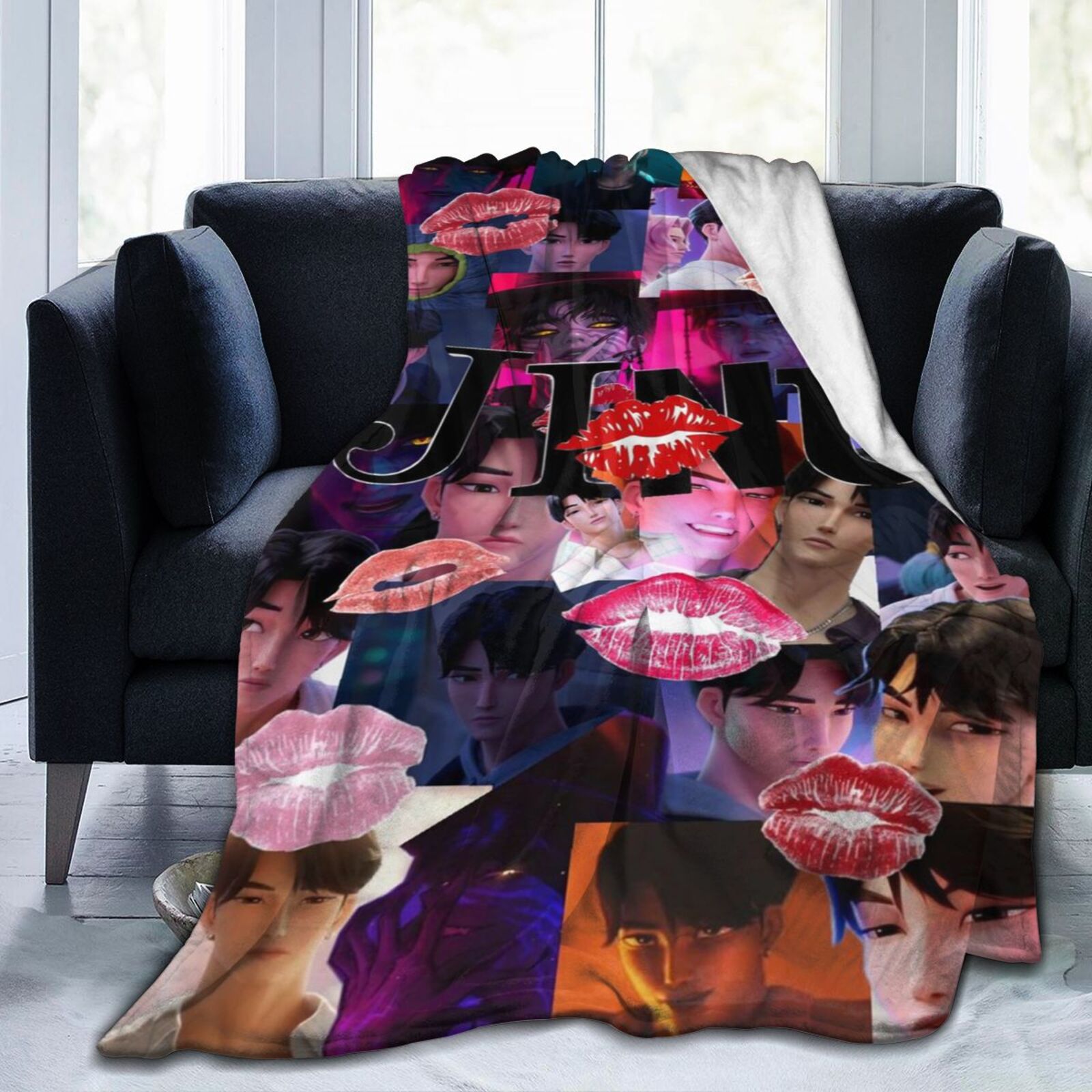 K-pop Demon Hunter blanket features an ultra-soft idol-inspired design ...