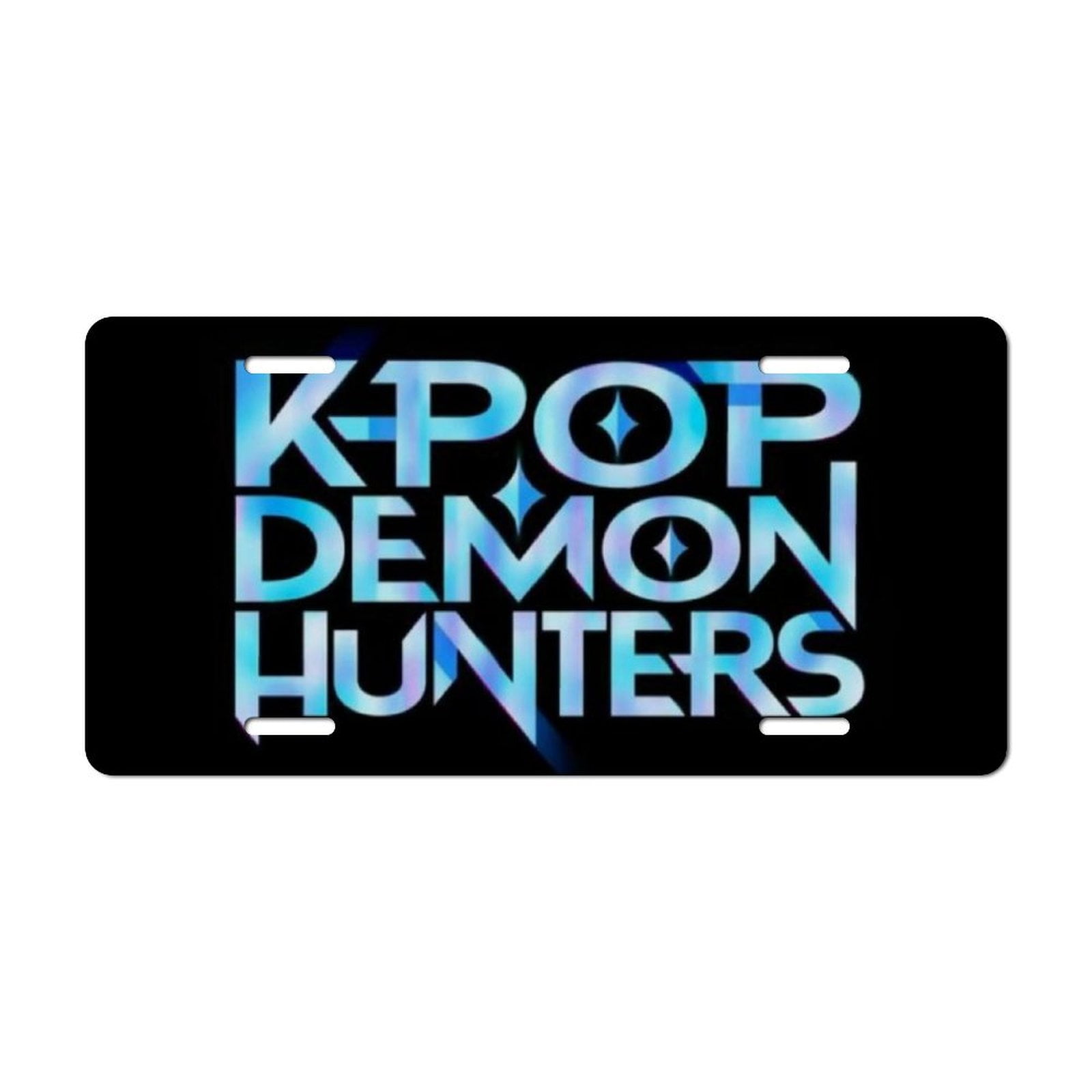 K-pop Demon Hunters License Plate For Cars 6x12 Inch Rustproof Aluminum ...