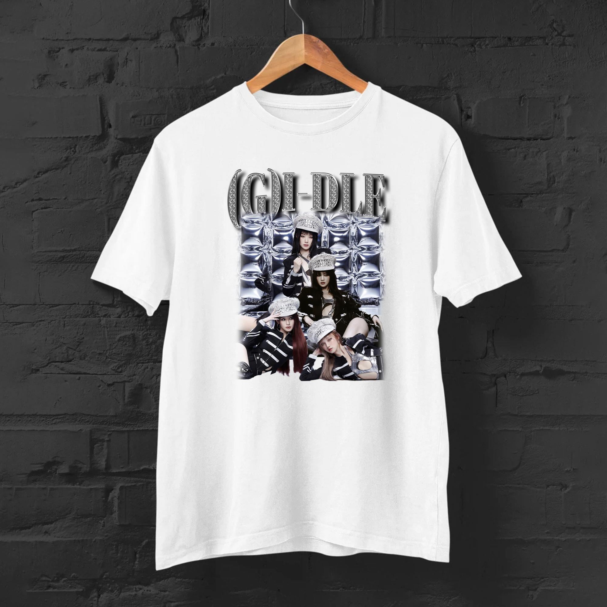 K-pop Girl Group Tribute Shirt, 90s Retro Bootleg-Inspired Graphic Tee ...