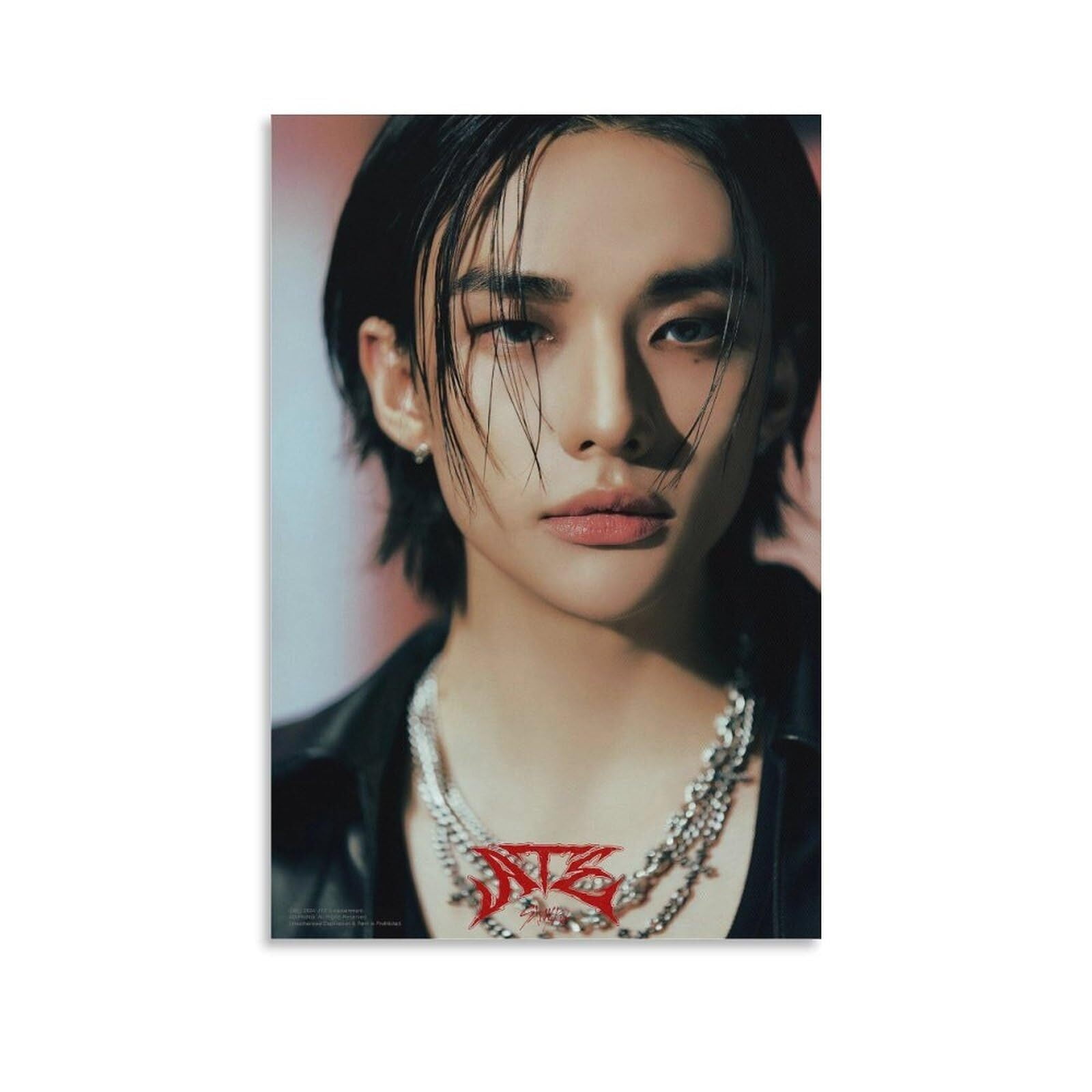 K-pop Hyunjin Stray Kids ATE Album Poster 2nd Concept Poster Decorative Painting Canvas Wall Art ...