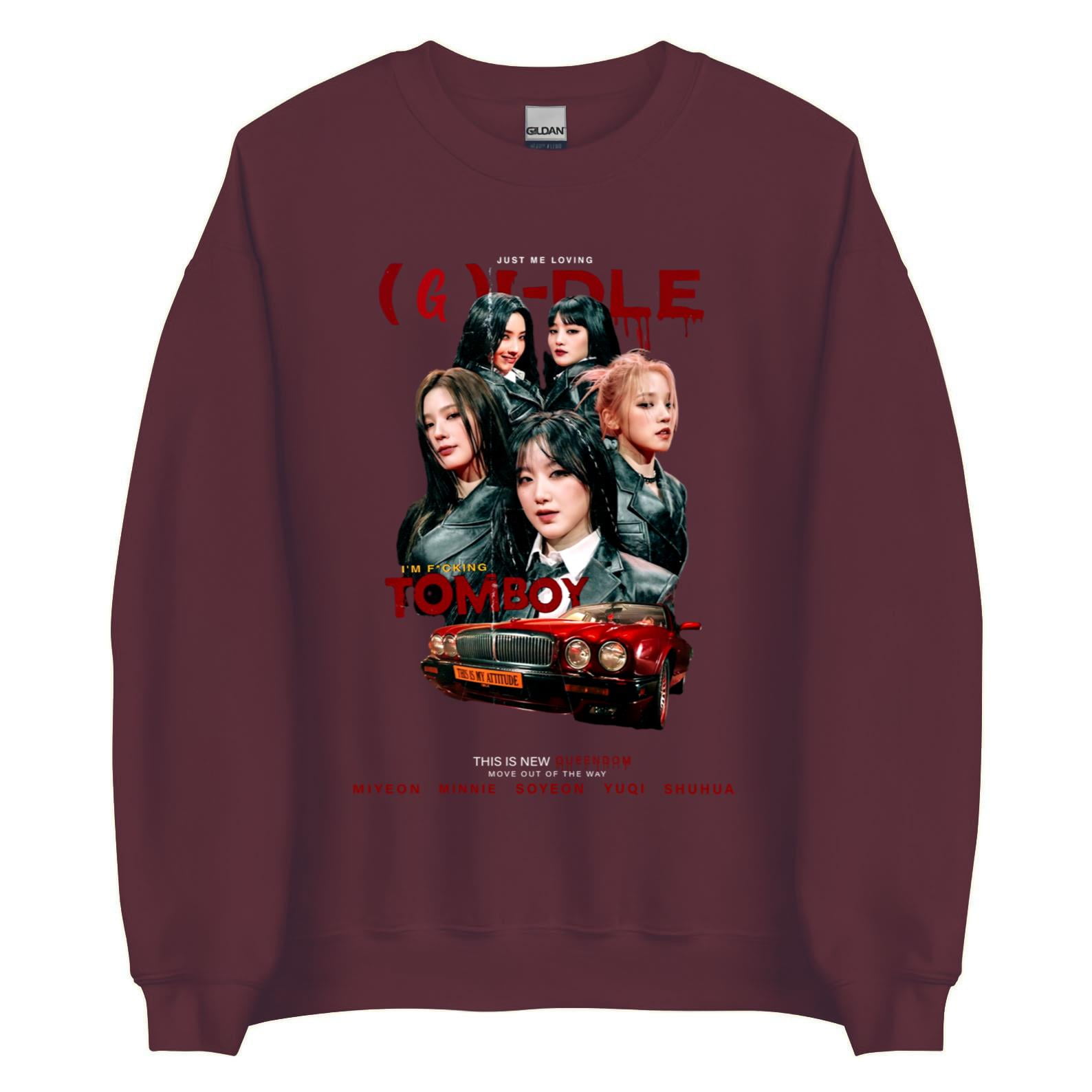 K-pop Music Group Shirt, Vintage Style Tee, Tomboy Fan Apparel ...