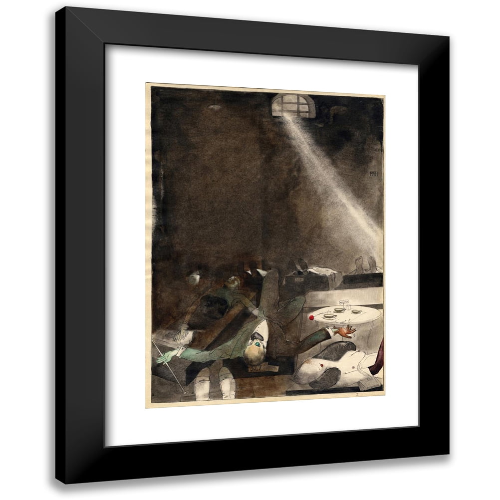 Kārlis Padegs 11x14 Black Modern Framed Museum Art Print Titled - Five ...