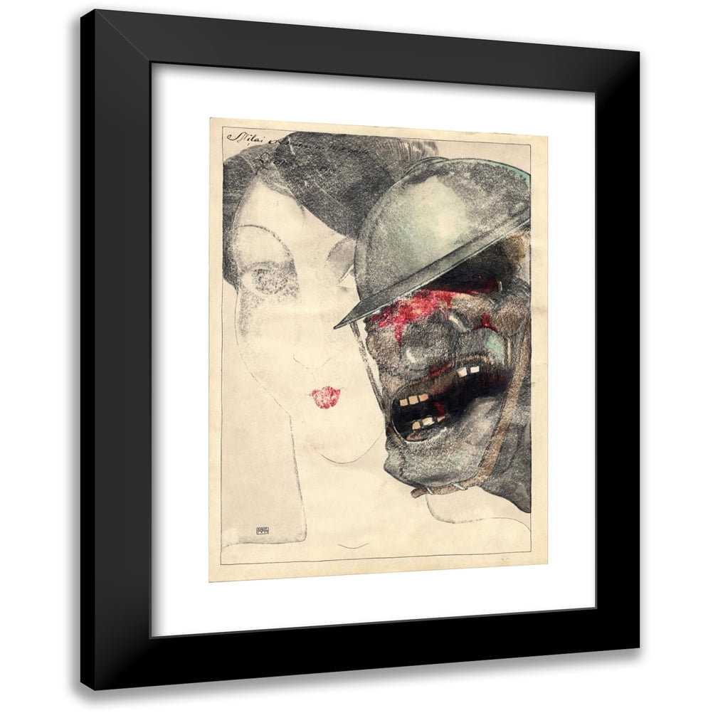 Kārlis Padegs 14x18 Black Modern Framed Museum Art Print Titled ...