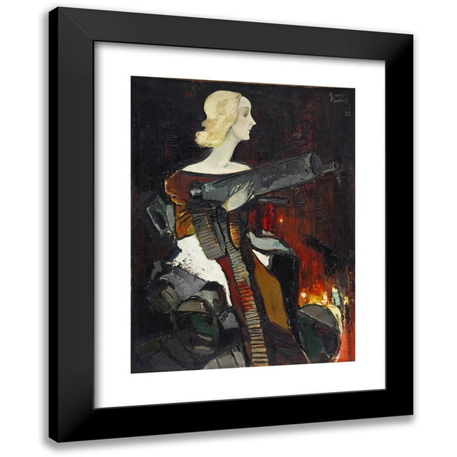 Kārlis Padegs 19x24 Black Modern Framed Museum Art Print Titled ...