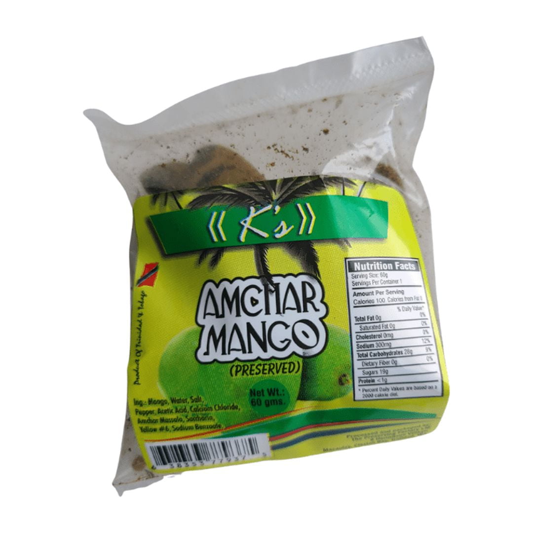 K's Amchar Mango 60 g (4 Packs) - Walmart.com
