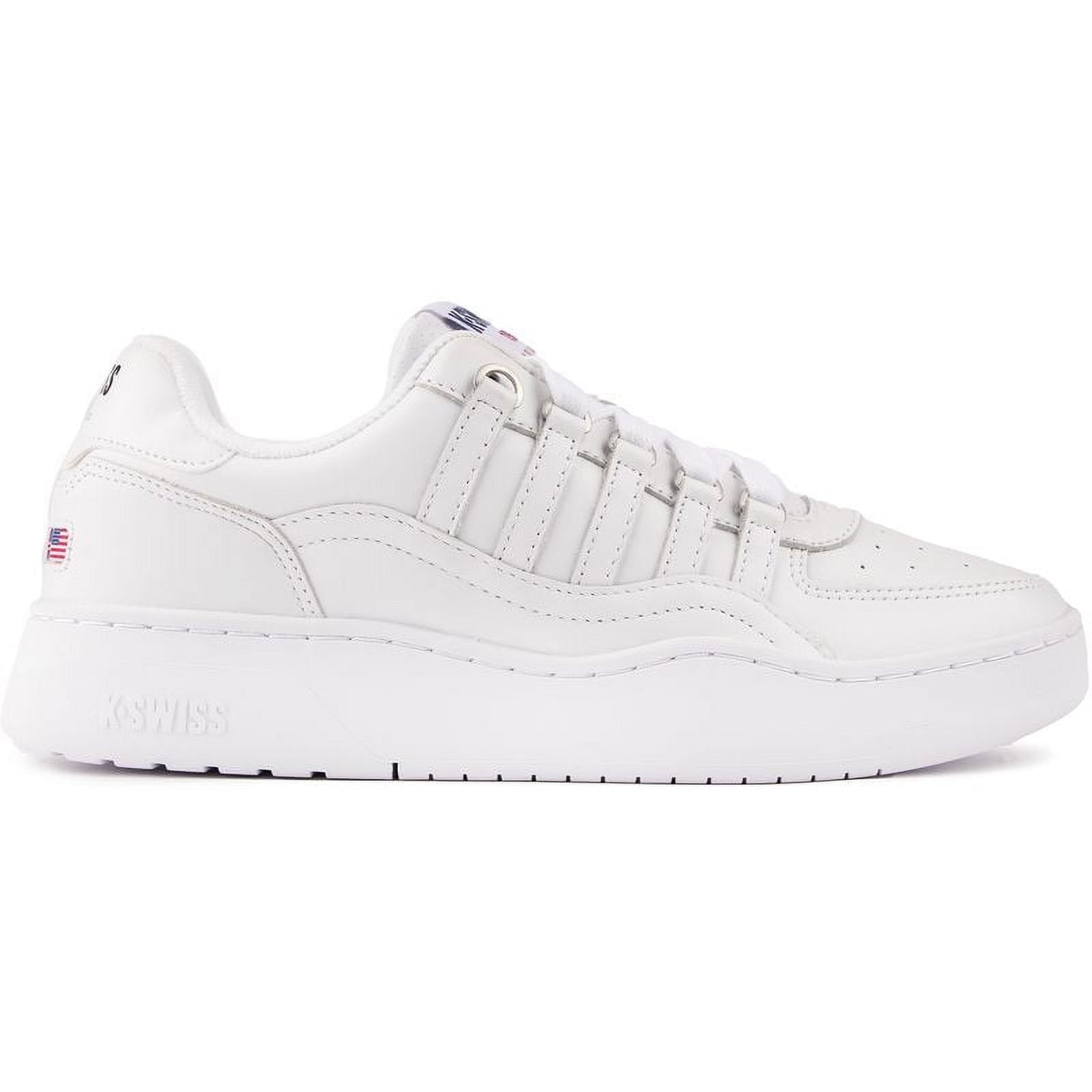 K-Swiss Cannoncourt Leather Sneakers - Walmart.com