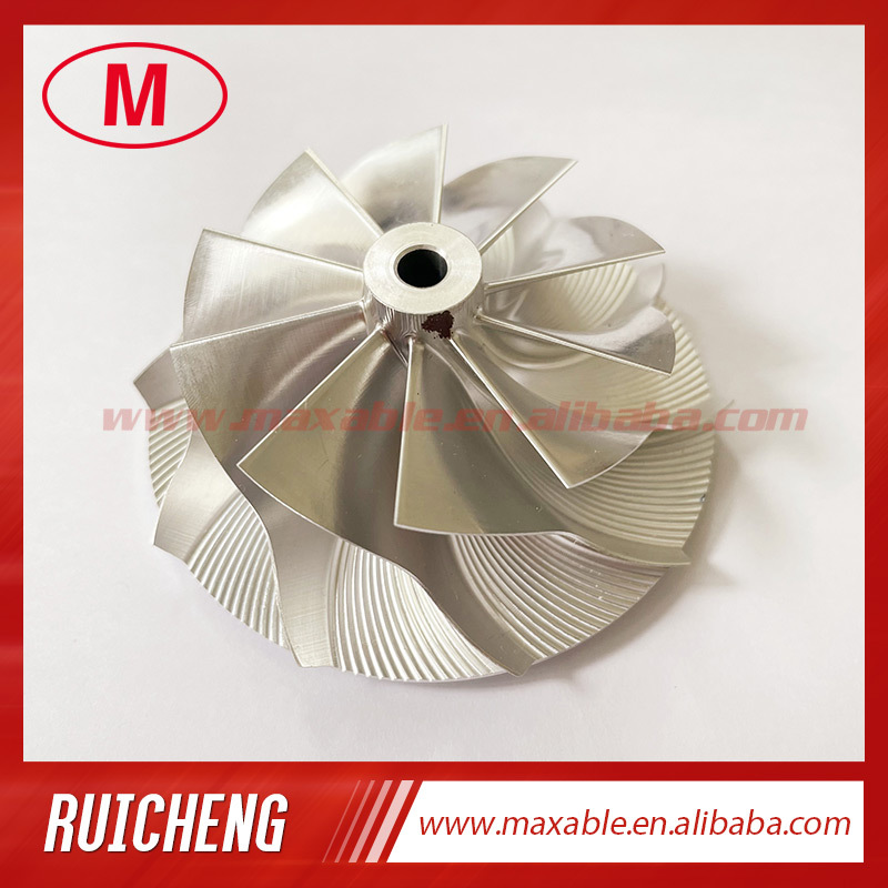 K04 48.00/61.98mm 10+0 blades high performance turbocharger milling ...