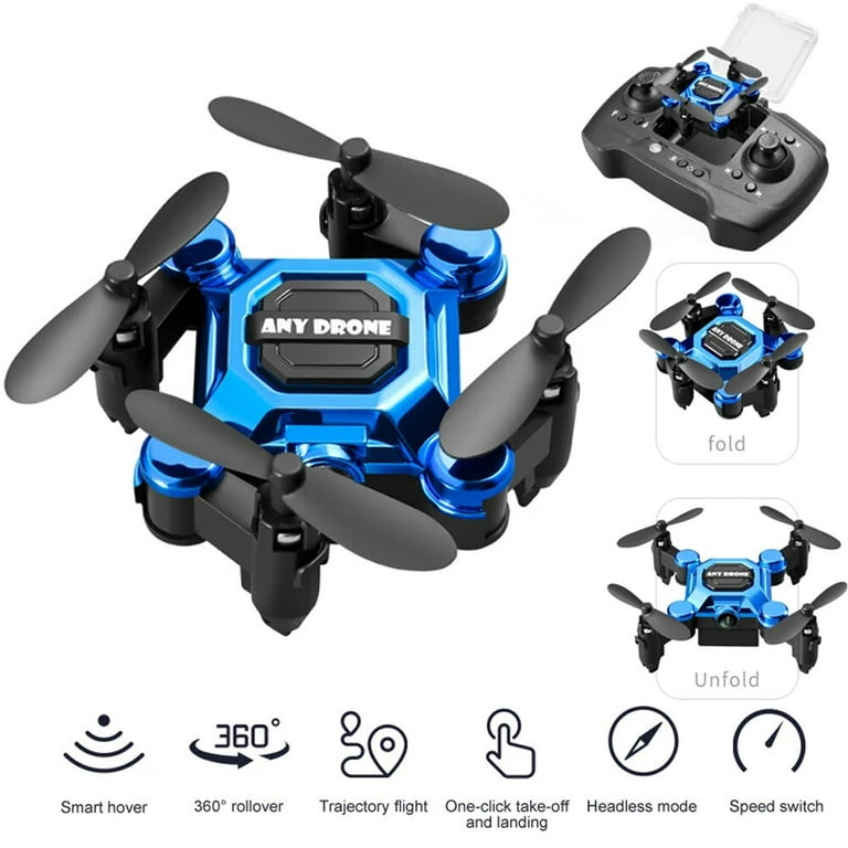 K04 Mini Drone for Kids RC Quadcopter HD Camera 360 Flip Headless Drones Foldable RC Aircraft One Key Land Auto Hovering Suitable for Beginners Toys