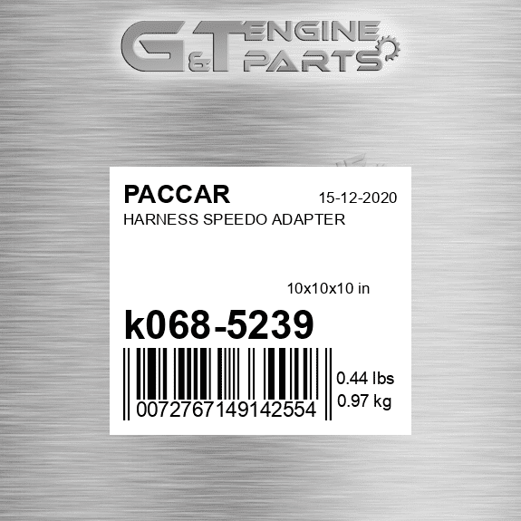 K068-5239 HARNESS SPEEDO ADAPTER fits Paccar (New OEM) - Walmart.com