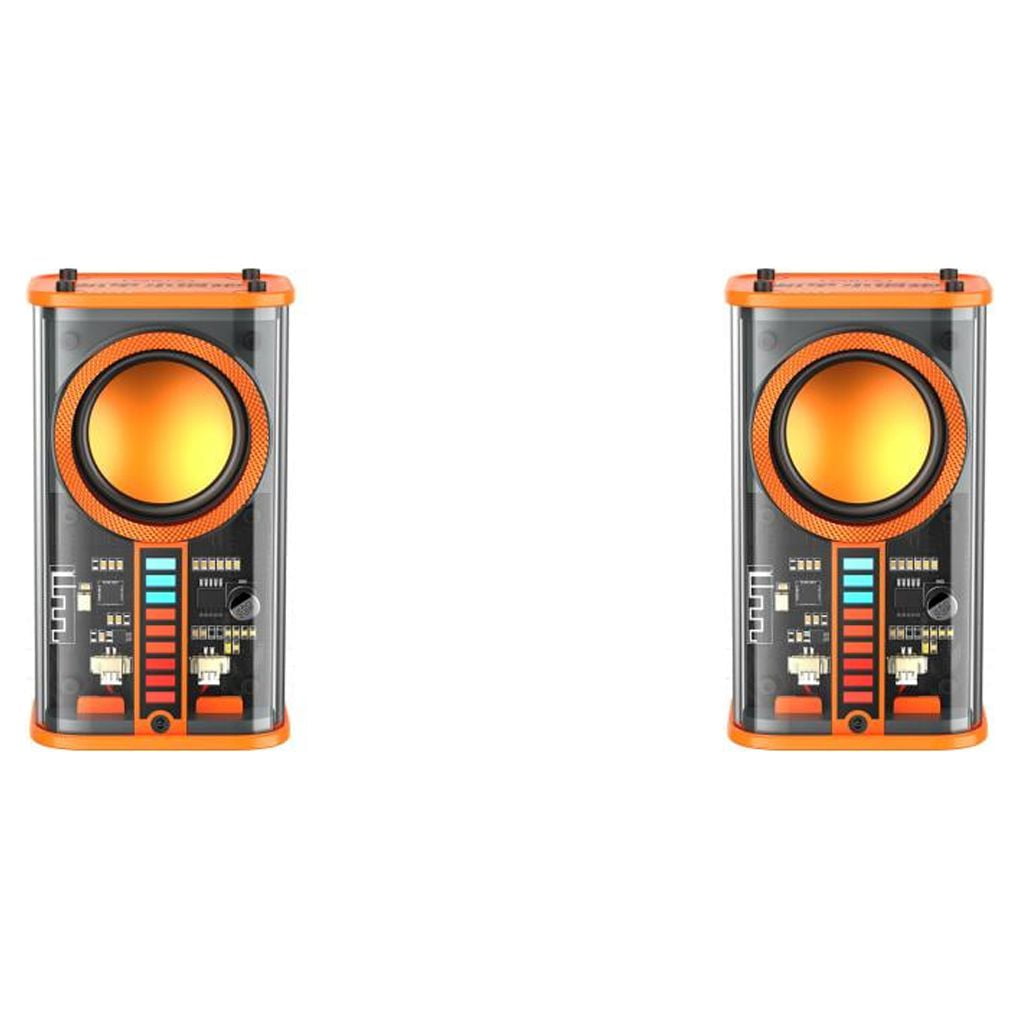 K07/d12/v8 transparent mecha wireless bluetooth speaker portable mini ...