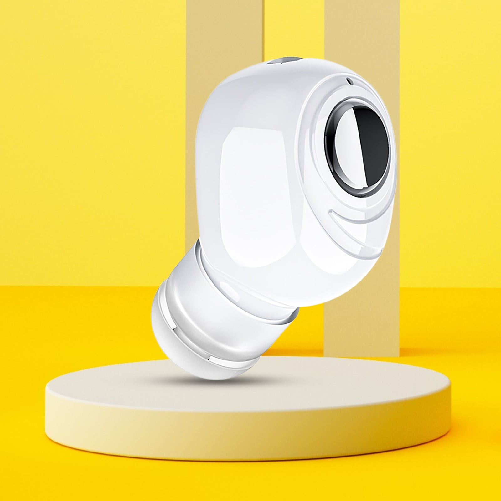 Single Bluetooth Wireless Earbud with Mic K08 Portable Single Ear Mini ...