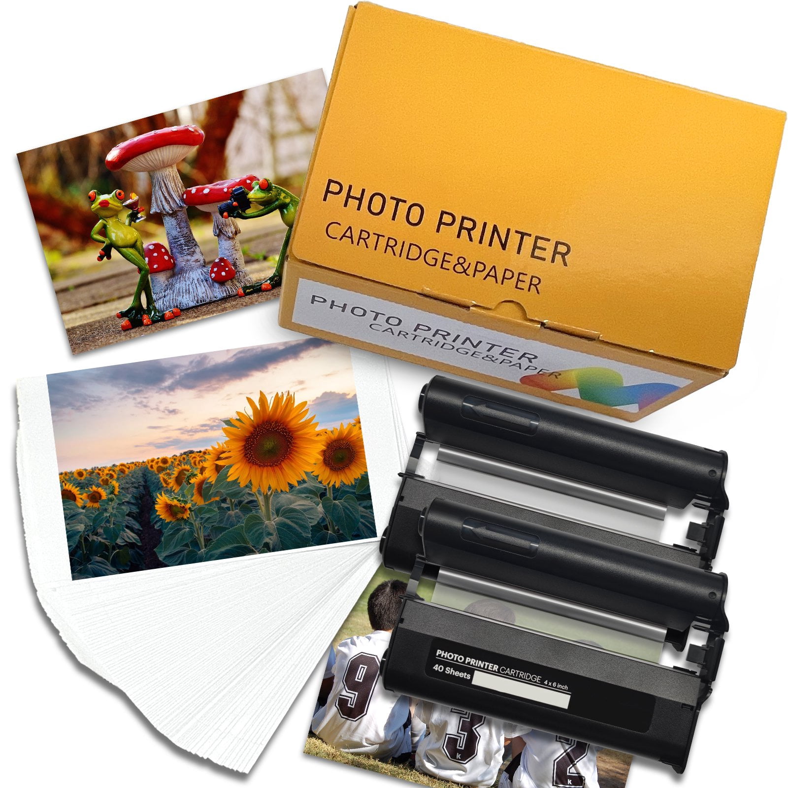 K0DAK DOCK Photo Printer PHC-80 Cartridge & Paper Replacement for K0DAK ...