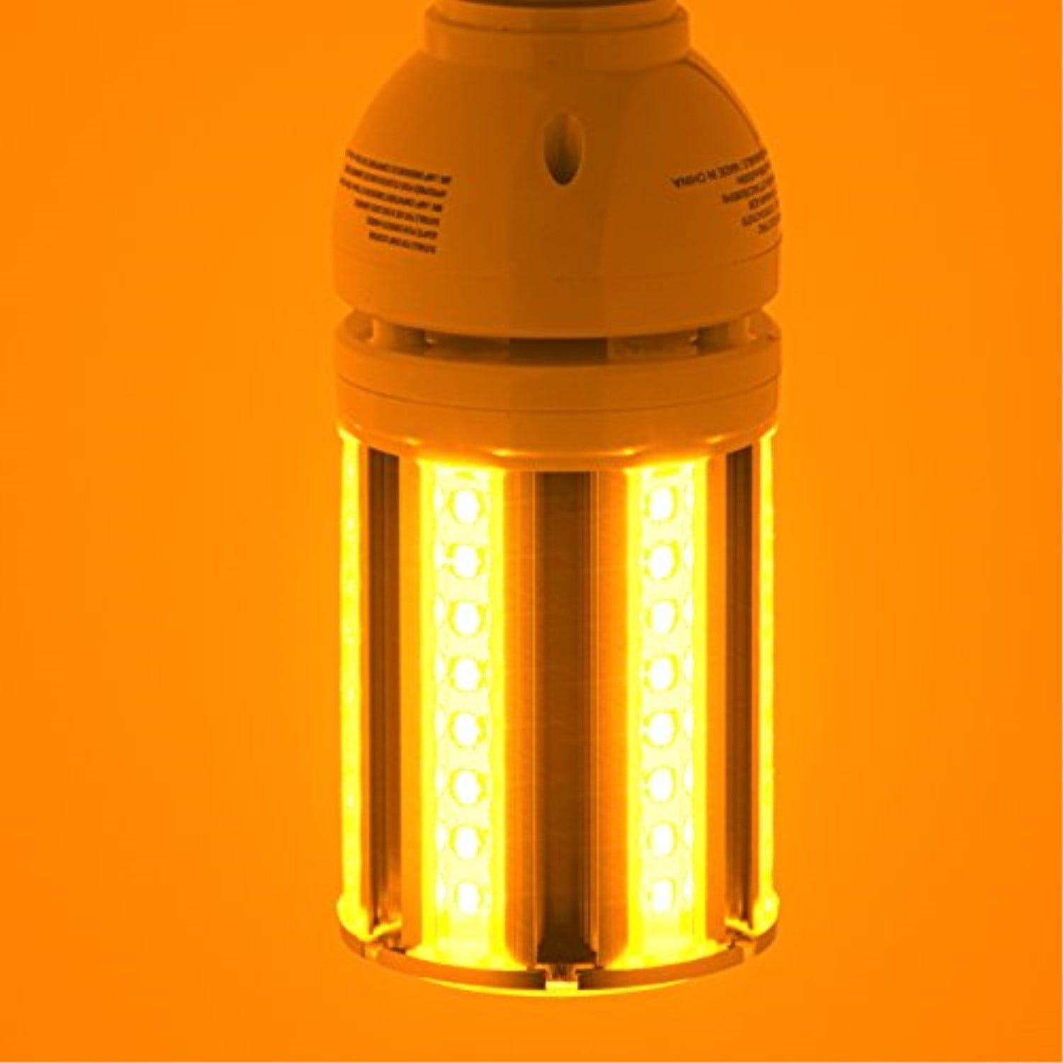 K0Q2 Corn Lamp, Rewire, 360 Deg, E26, 75W HID Equal, 120-277V, Non Dimmable, Amber - Walmart.com
