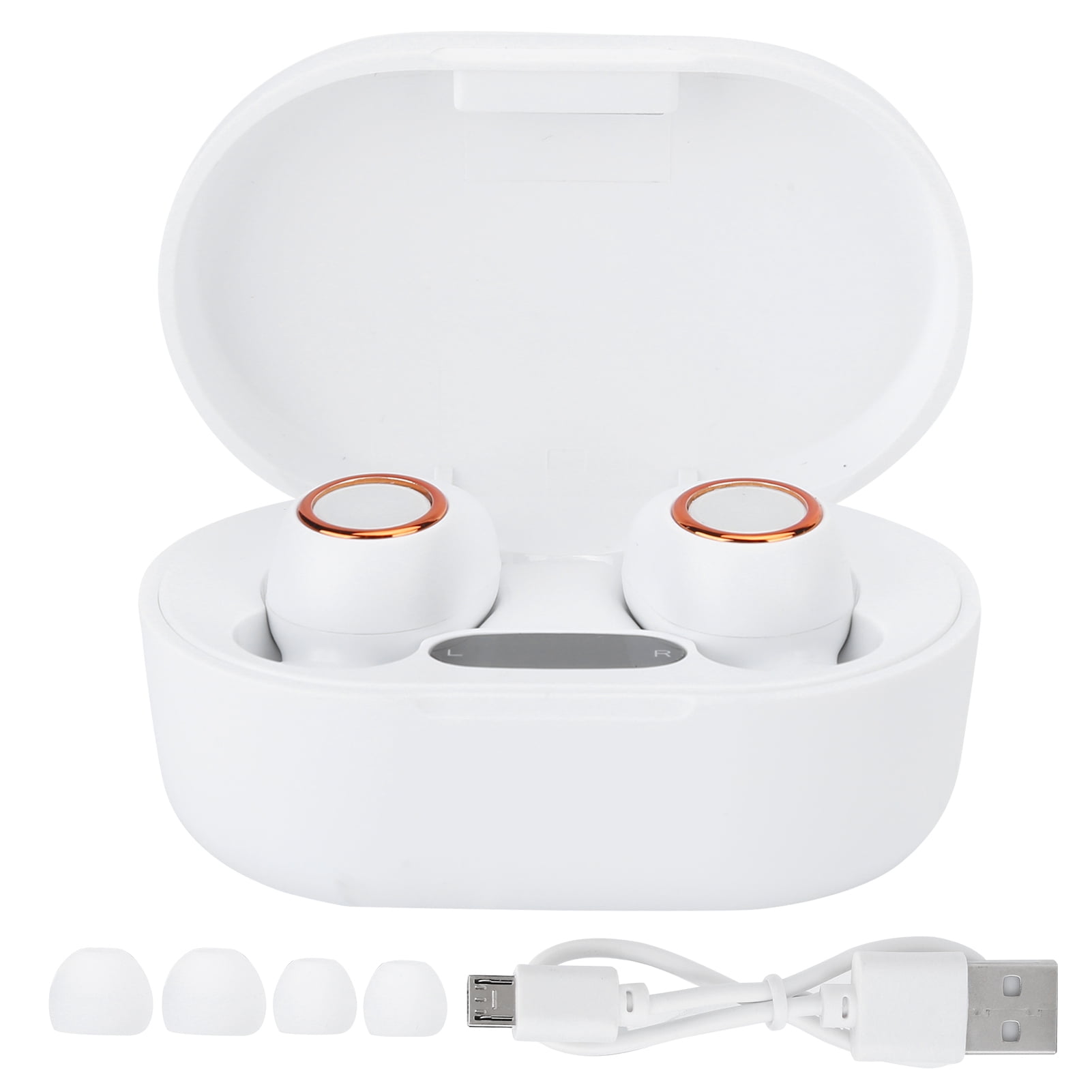 K1 Bluetooth Earphone Wireless Touching Electric Quantity Display Heavy ...