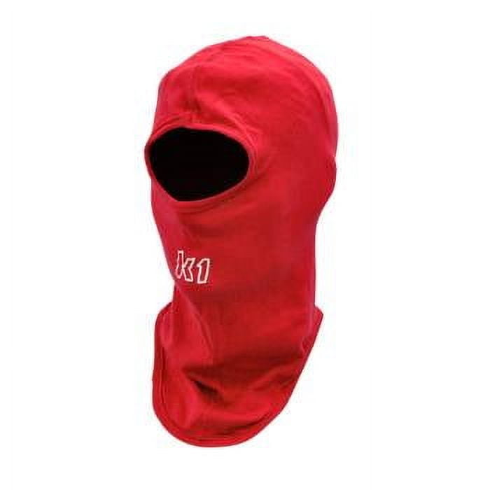 K1 Racegear 17-FFH-R 100% Cotton F1 Style Head Sock / Balaclava - Red ...