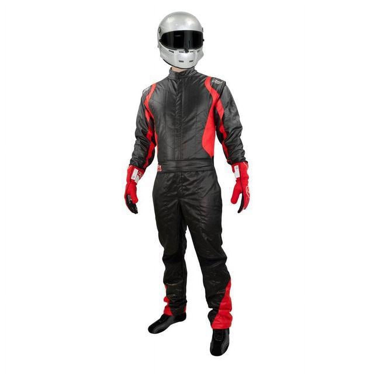 K1 20-PR2-NR-XL Precision II SFI 5 Auto Racing Suit Nomex Black/Red ...