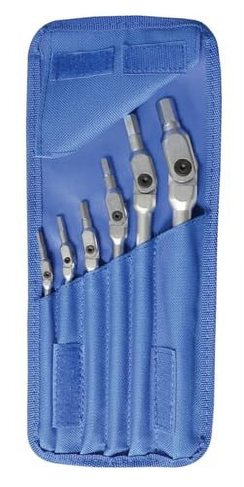 K10 HEX-PRO Pivot Head Wrench Set,Incl Sizes: 3, 4, 5, 6, 8 & 10mm 6PC ...