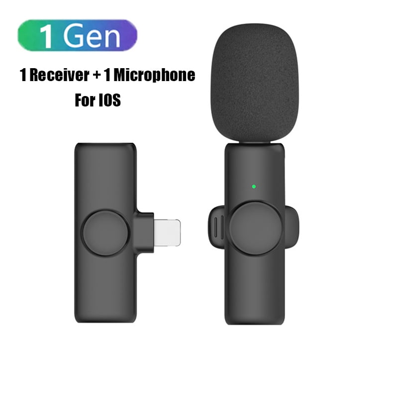 K11 Professional Wireless Lavalier Microphone for iPhone iPad Laptop ...