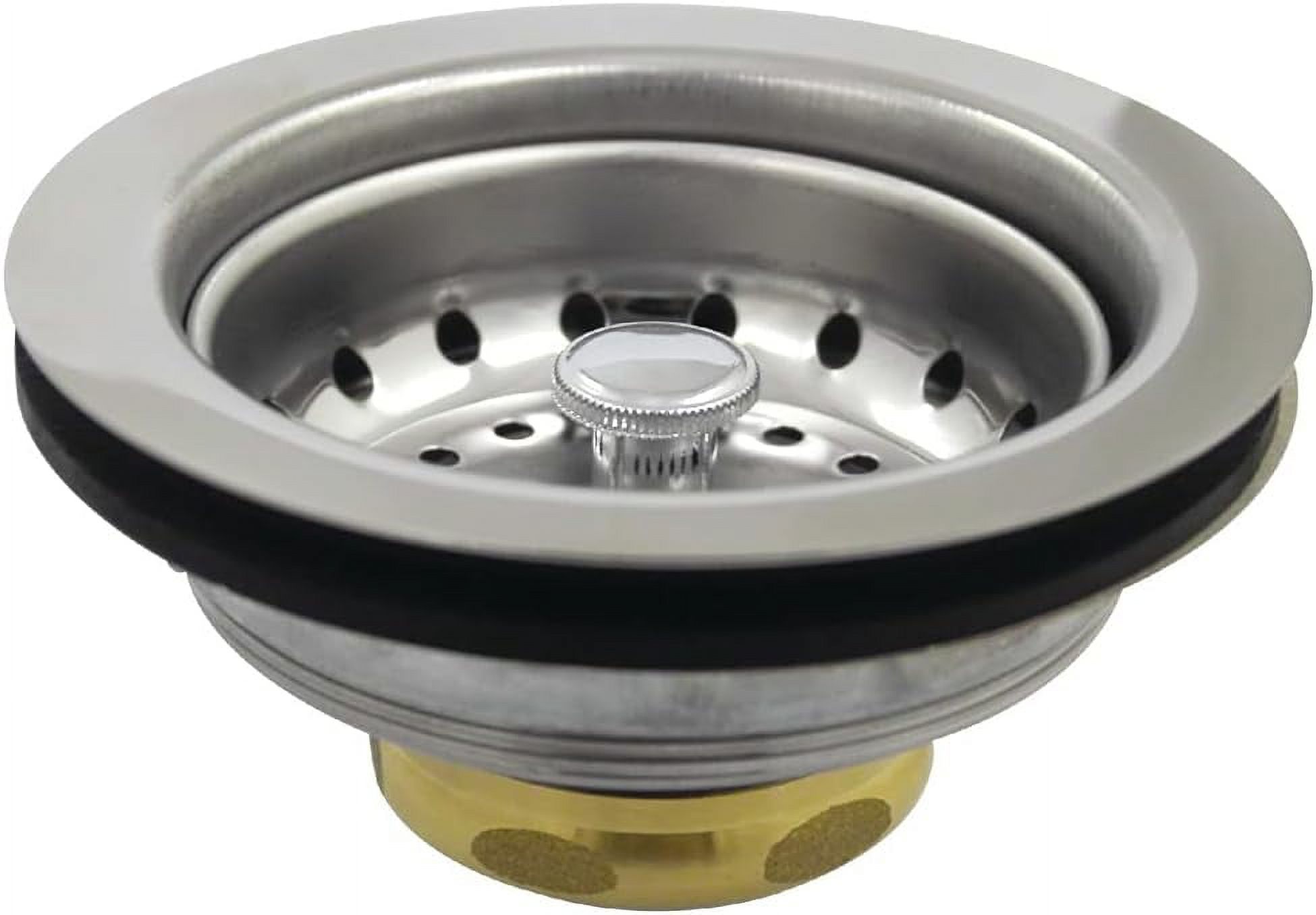 K111B Stainless Steel Basket Strainer with Nut, Brushed - Walmart.com