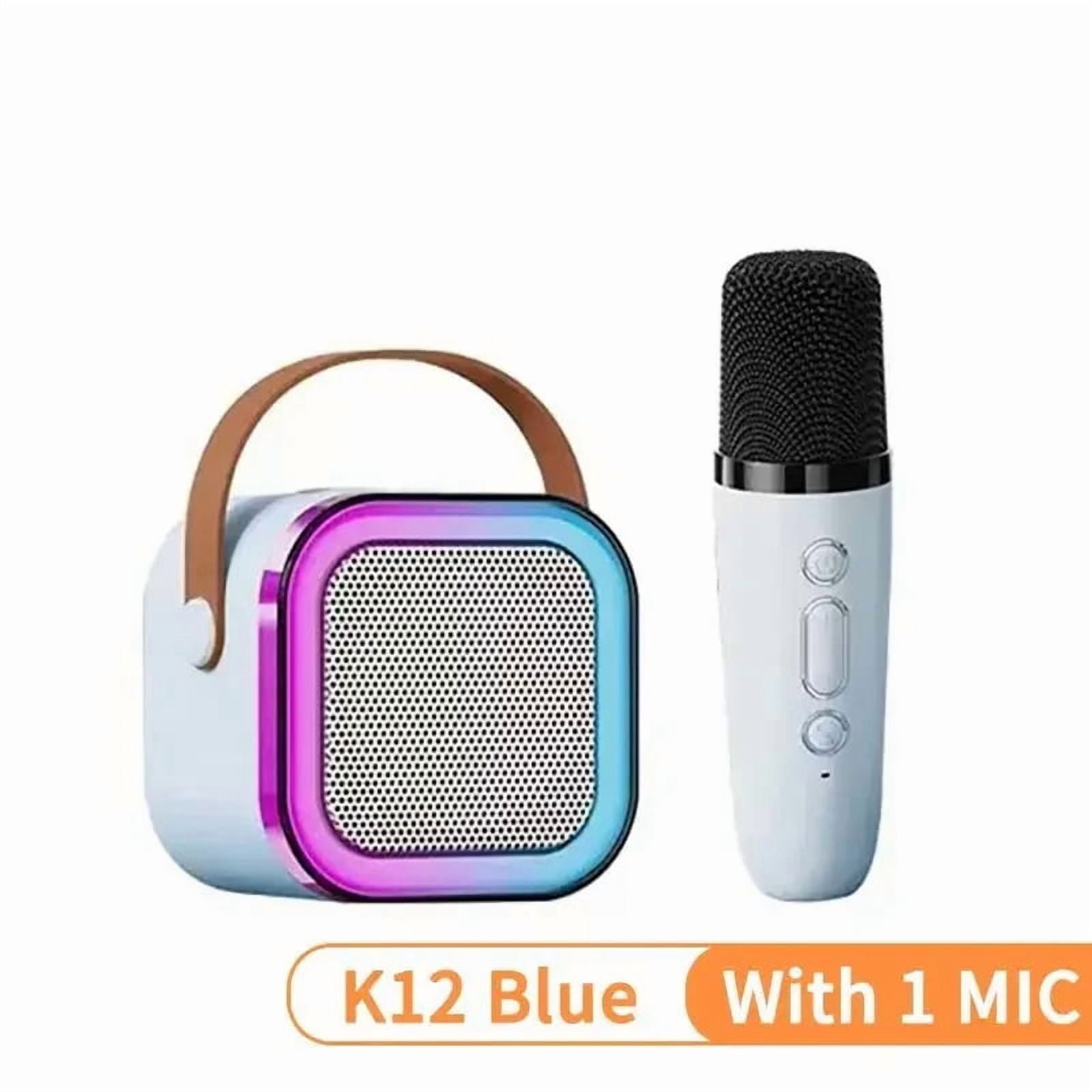 K12 Wireless Bluetooth Speaker with 2 Microphone RGB Portable Music ...