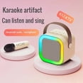 K12 Wireless Dual Microphone Karaoke Machine Bluetooth PA Speaker KTV ...