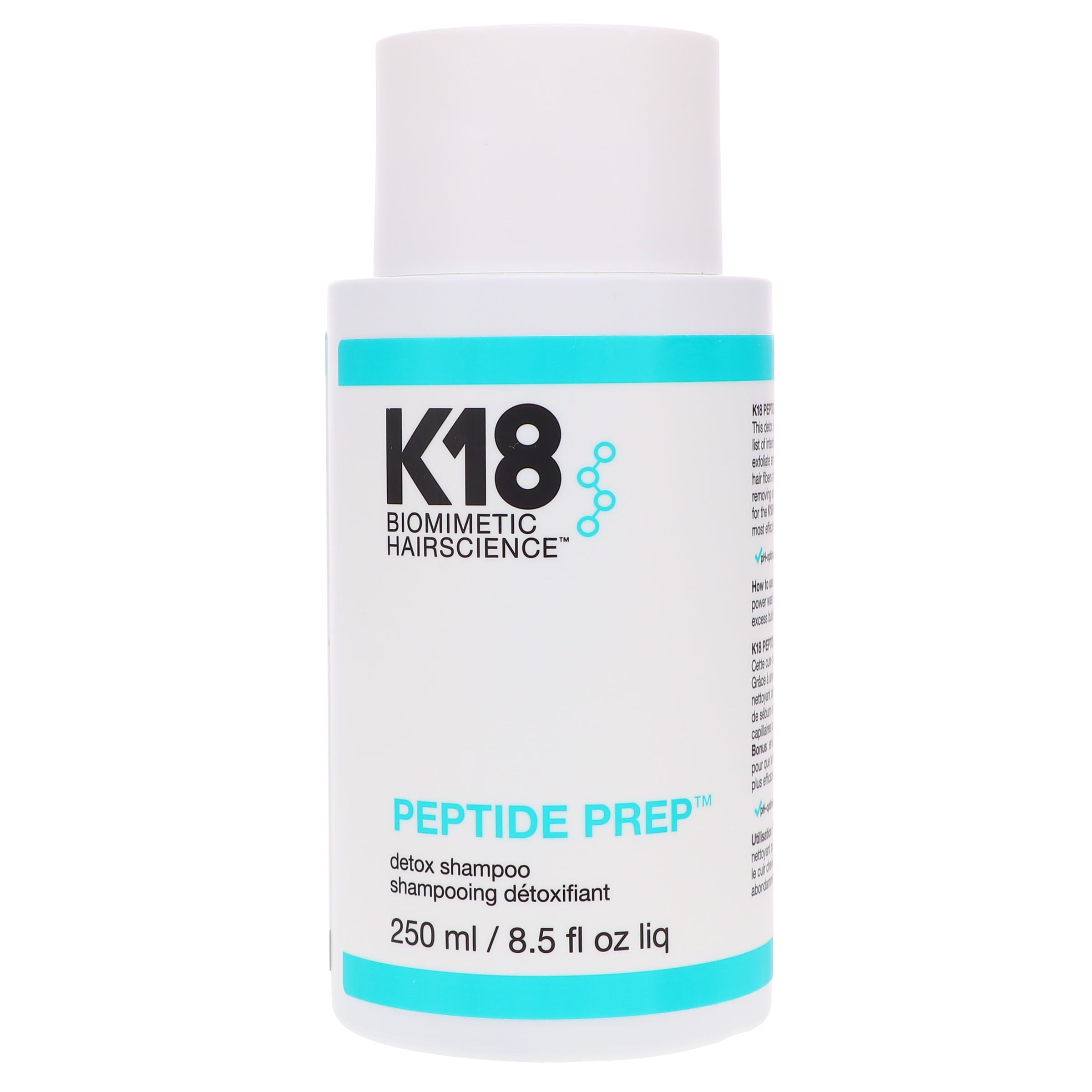 K18 Peptide Prep Clarifying Detox Shampoo 8.5 oz - Walmart.com