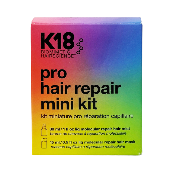 K18 Pro Hair Repair Mini Kit | Hair Mist 1 oz + Hair Mask 0.5 oz ...