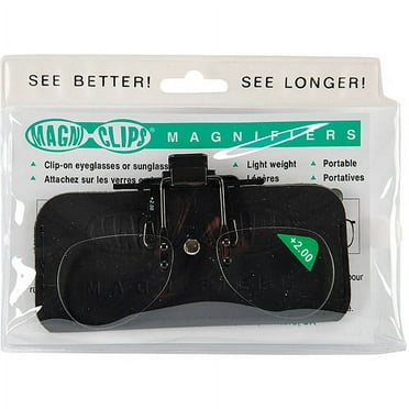 Mighty Sight LED Magnifying Eyeglasses, Wearable Reading Magnification ...