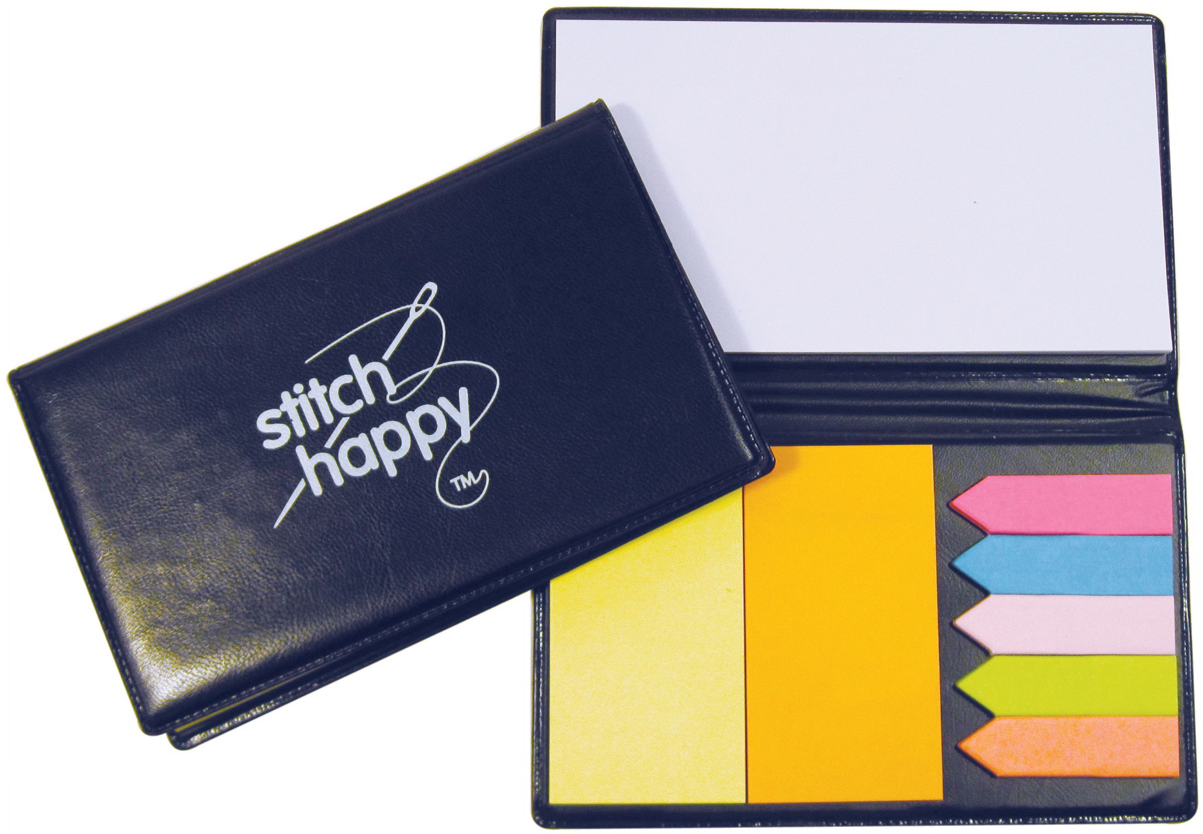 K1C2 ST326-BA Stitch Happy Sticky Note Organizer-Black - Walmart.com