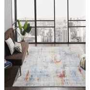 Abani Porto Collection Area Rug Mid Century Modern Bedroom Living Room ...