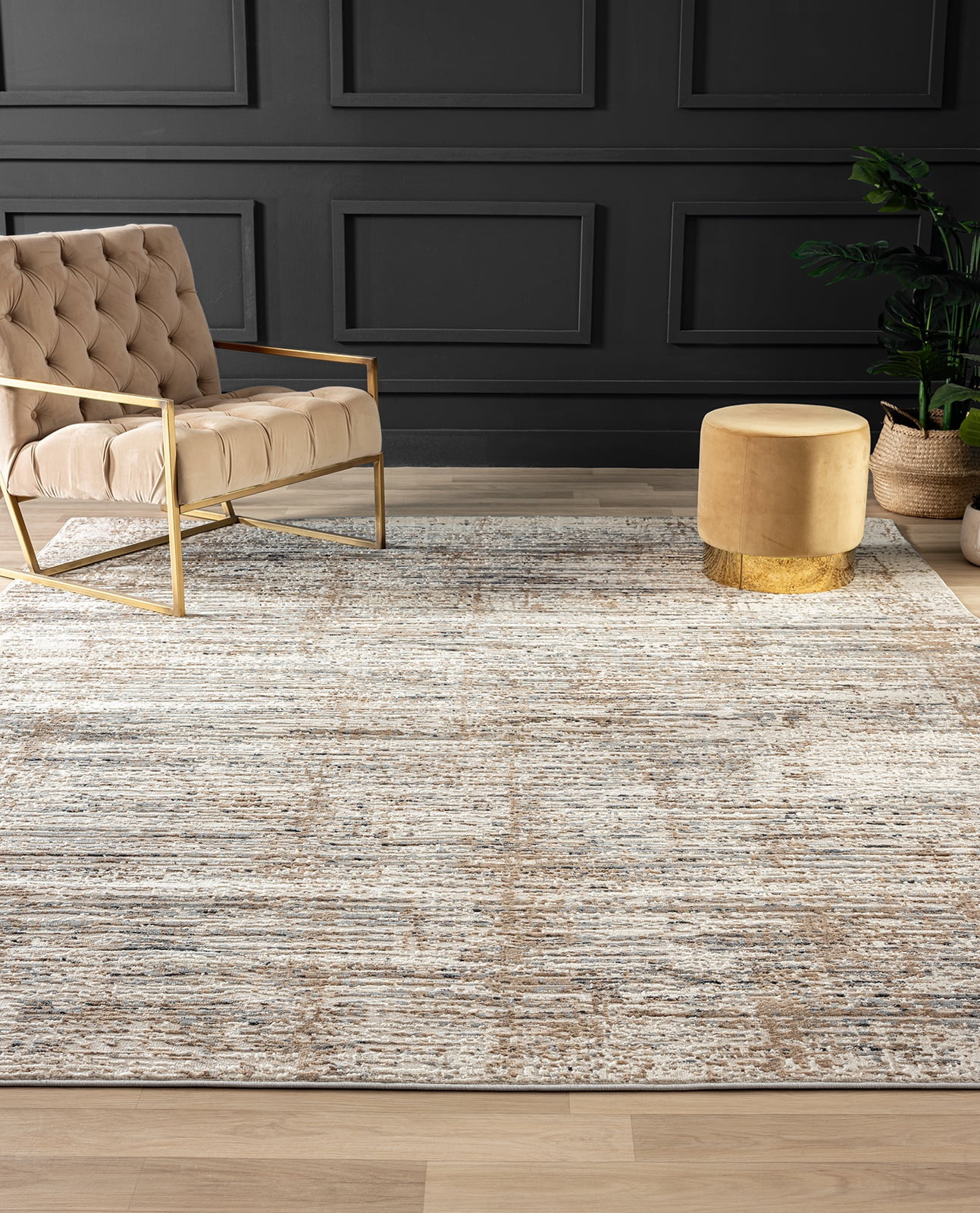 K2 Floor Style - LUMINA Power Loom Greys/Azure Rug - Walmart.com