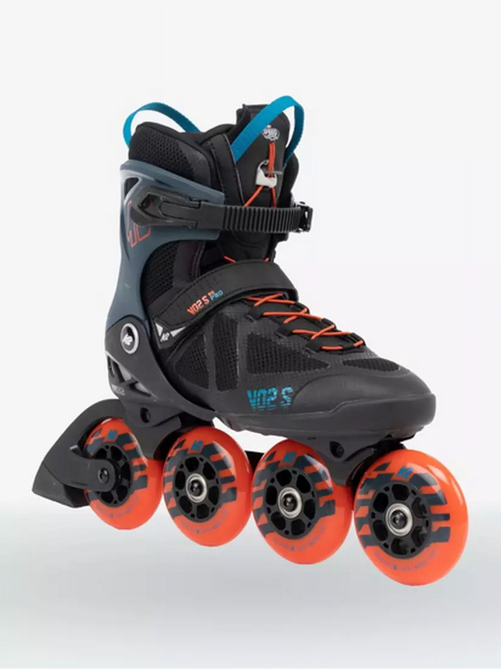 K2 Men's VO2 S 90 Inline Skates (Black/Blue/Orange) Size 14 US 49 EU ...