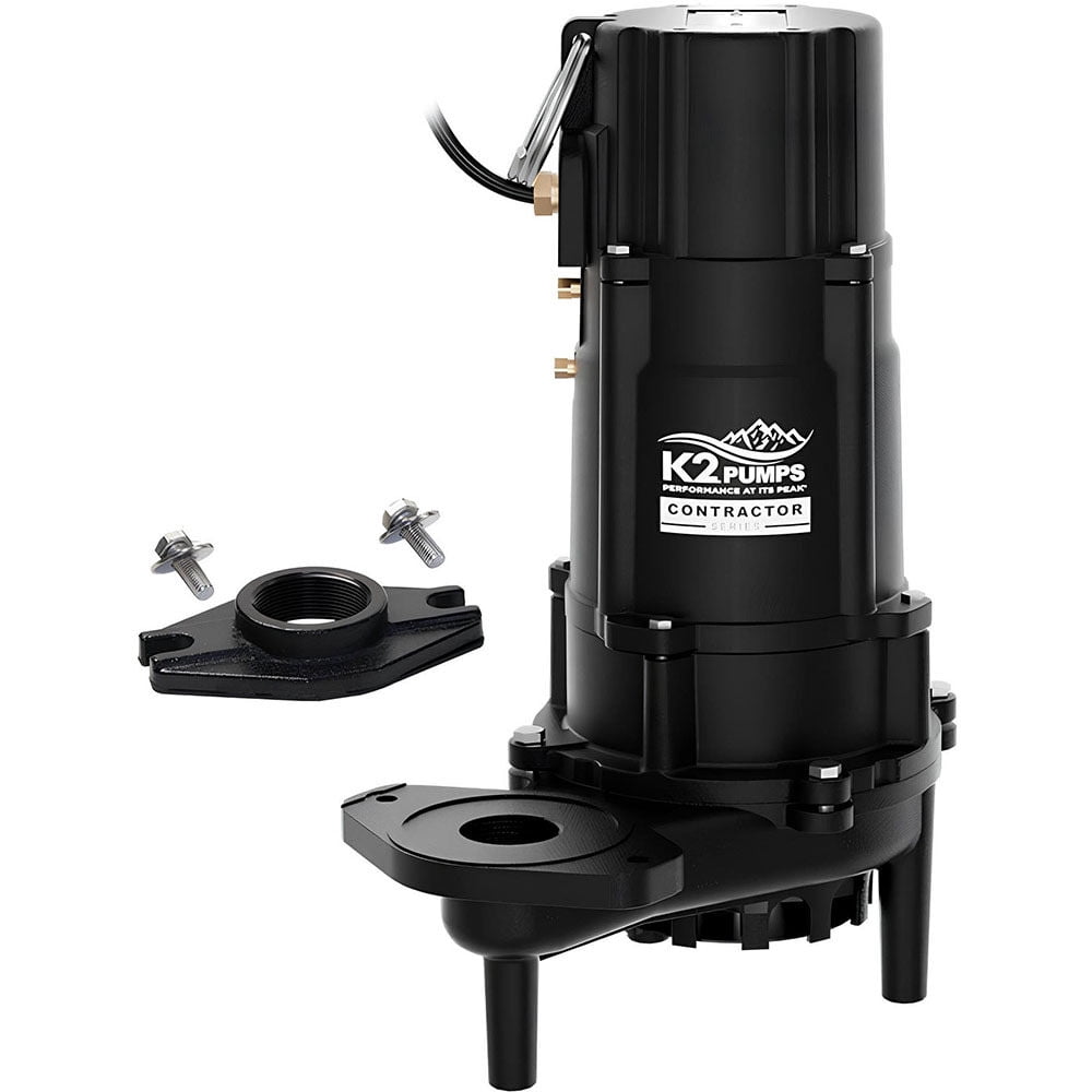 K2 Pumps Contractor Series 1/2 Hp Cast 1/2 Hp Manual Effluent Pump ...