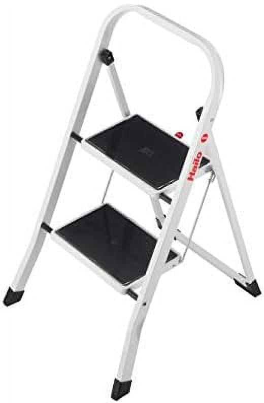 K20 StandardLine Folding Steps - Step Ladder with Two Wide Steps and ...