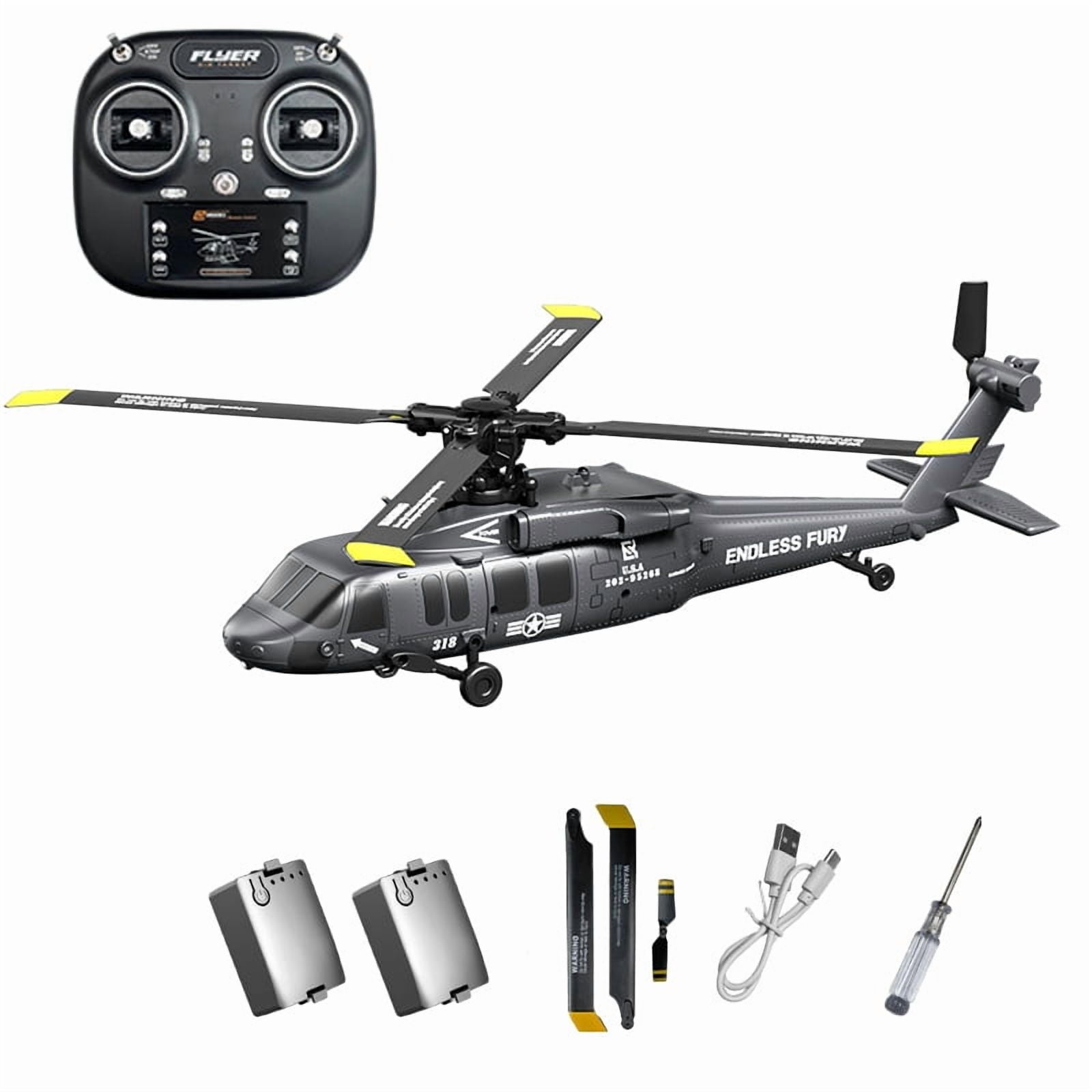K2000 UH-60 Blackhawk RC Helicopter, 2.4GHz 6 Axis Gyroscope RC ...