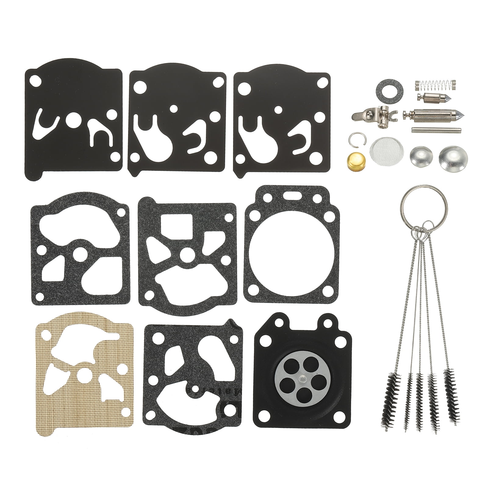 K24-WAT Carburetor Diaphragm Gasket Rebuild Repair Kit Fit Gas Edger ...