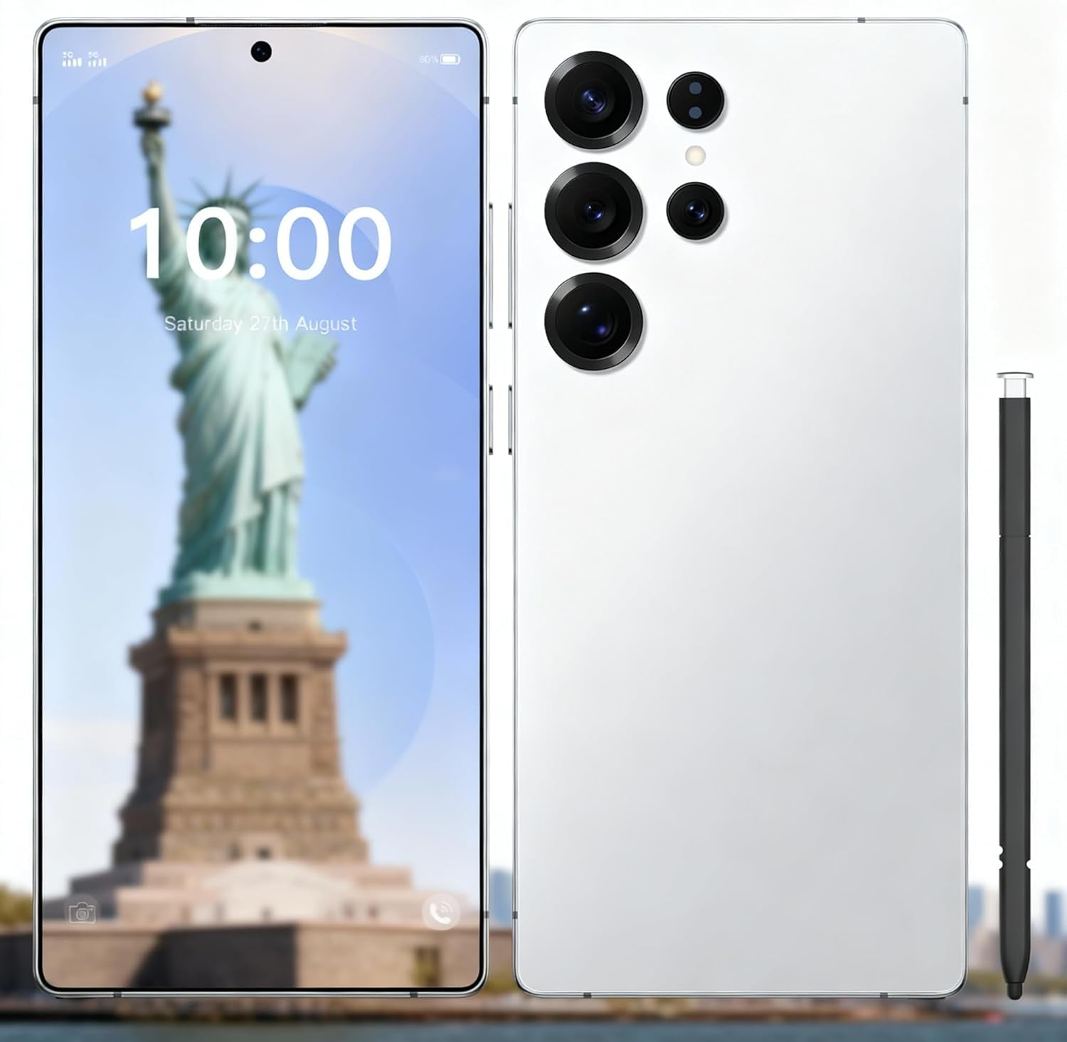 K25 Ultra Unlocked Smartphone 5G, 8GB RAM 256GB ROM + TF Expansion, 7.3 ...