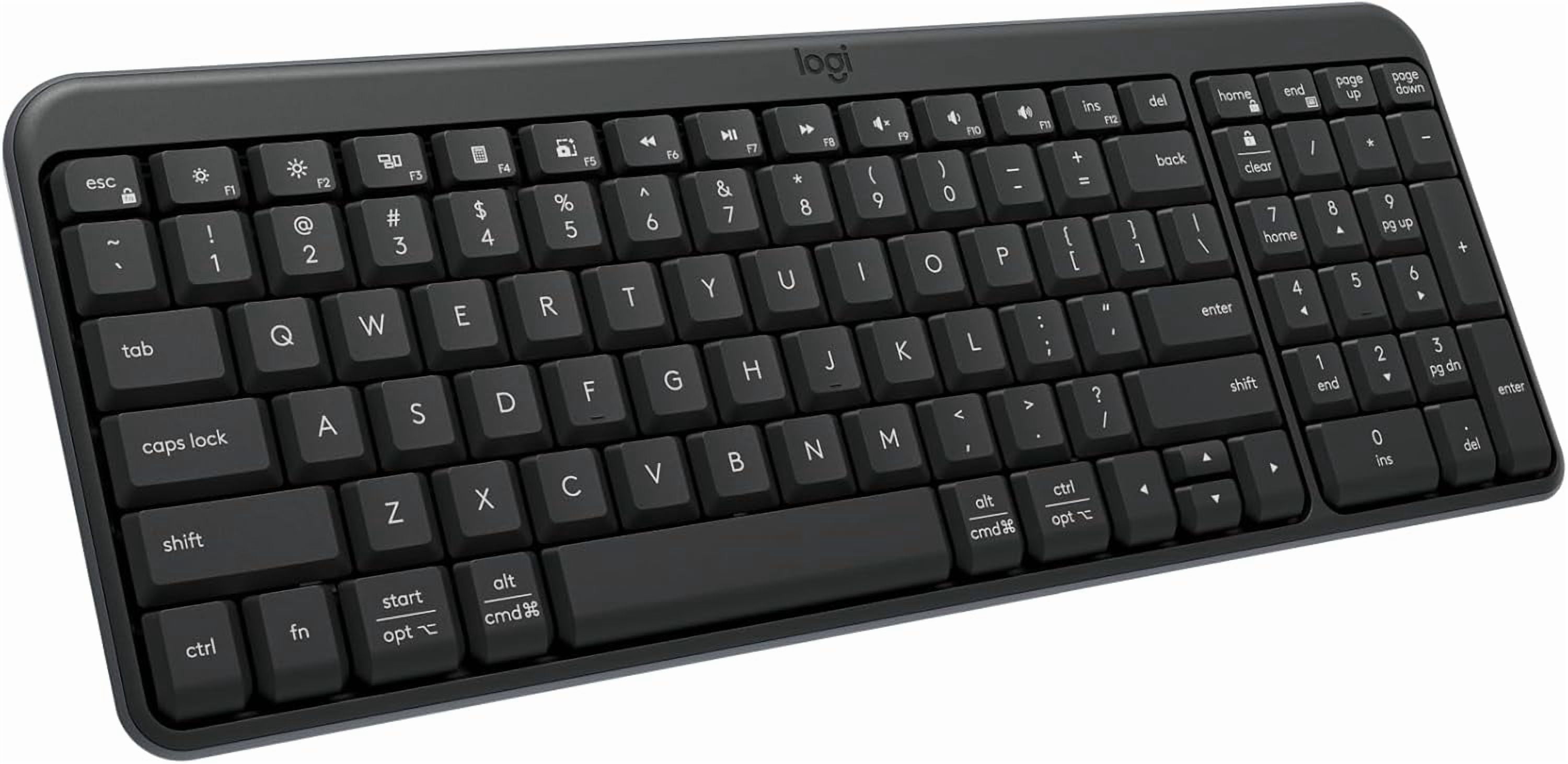 K250 Bluetooth Keyboard with Numpad, Easy Connectivity, Compact ...
