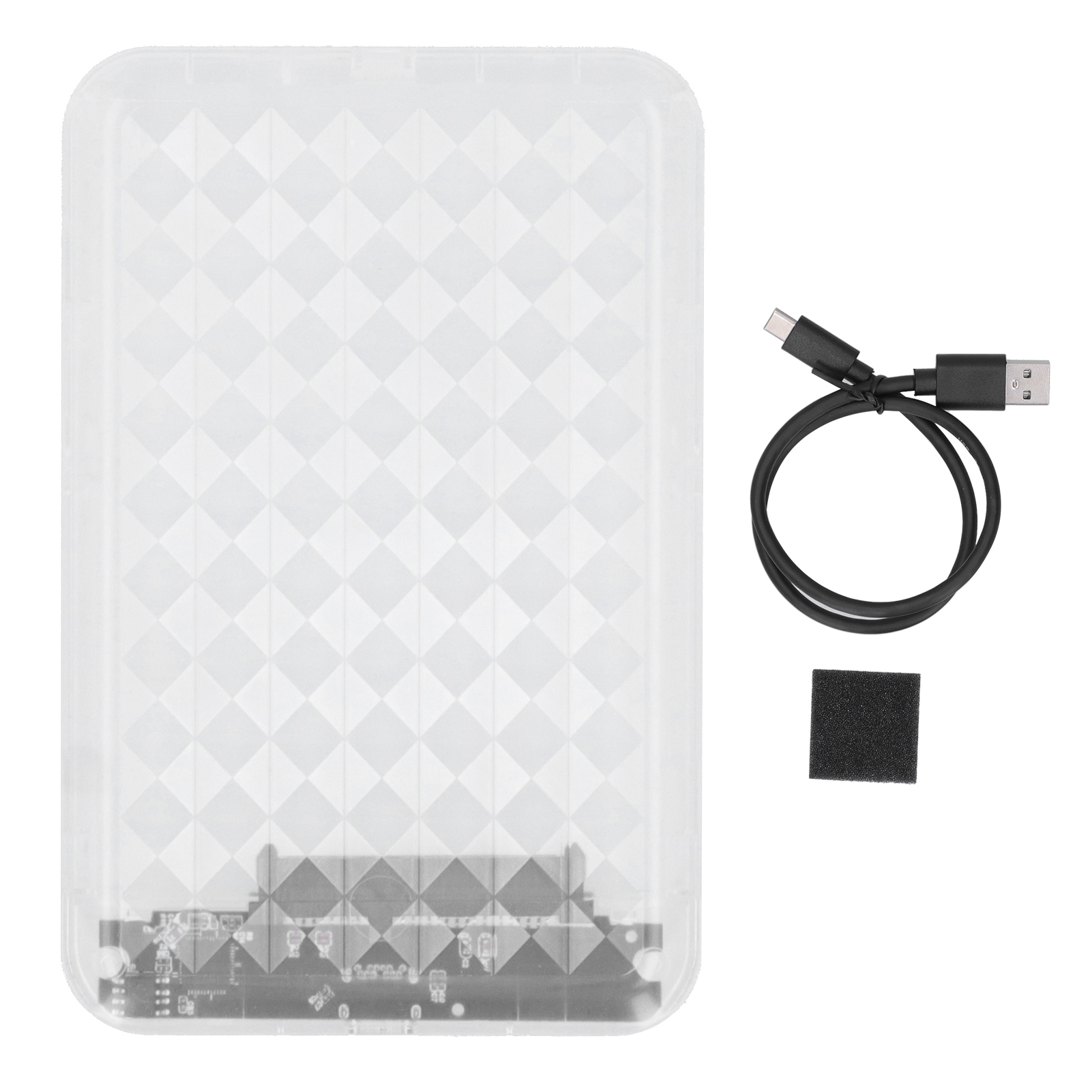 K2536C SATA HDD SSD Enclosure Box Hard Drive Disk Box Mobile External ...