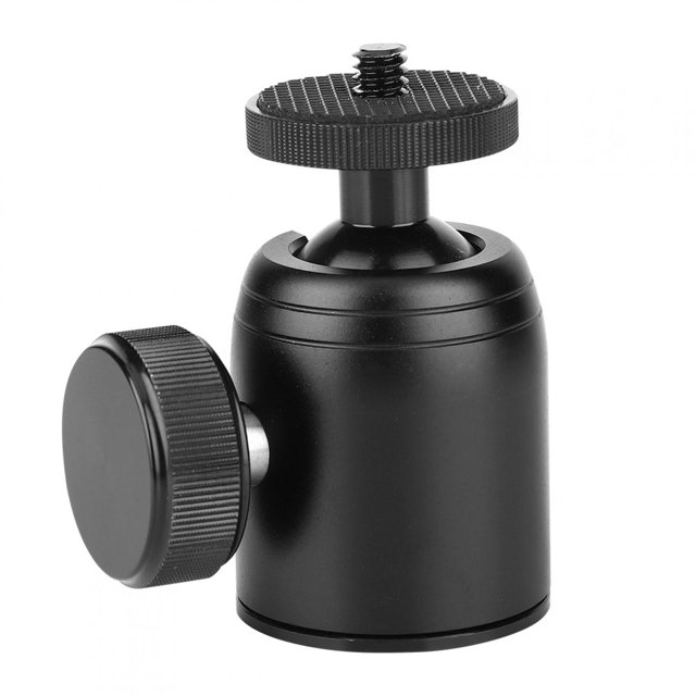 K26 360° Rotatable Mini Tripod Monopod Panoramic Ball Head 1/4 Inch ...