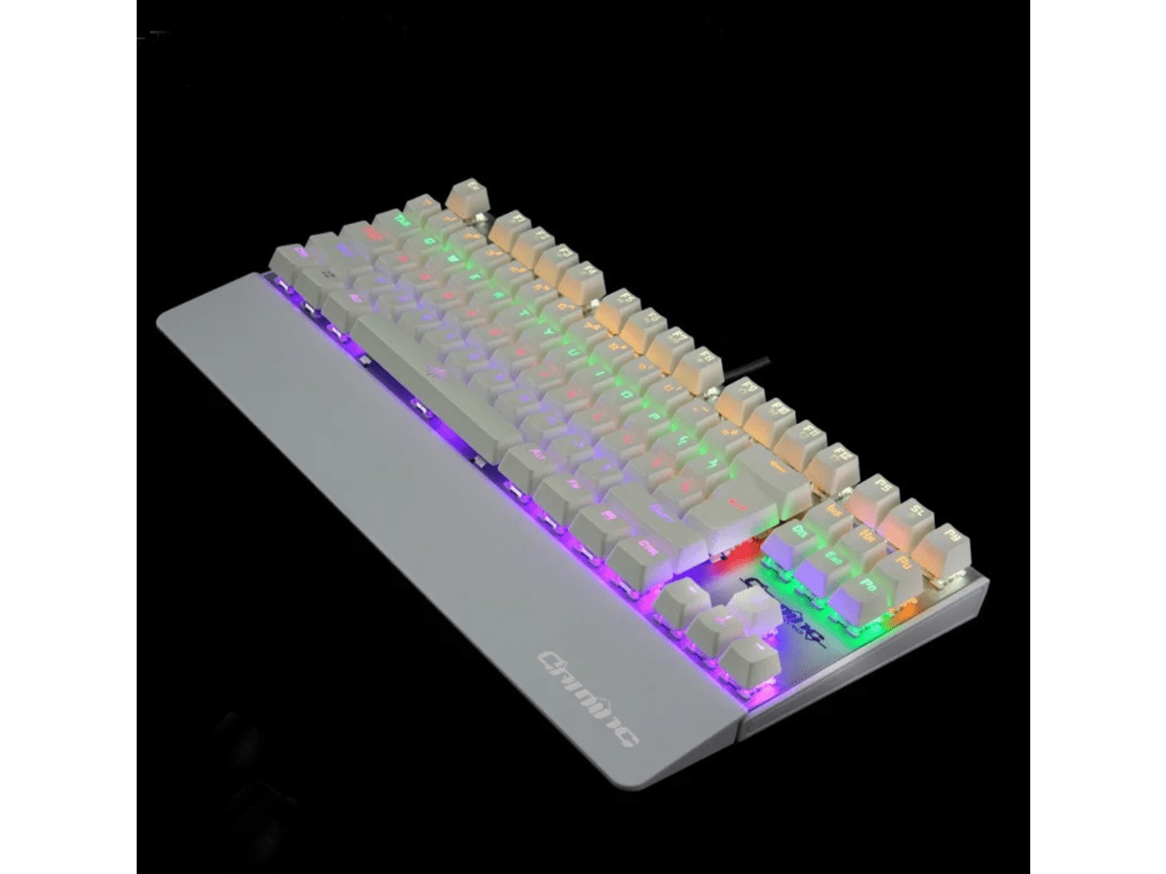 K28 Mechanical Gaming Keyboard with Blue Switches, 87 Keys Anti ...