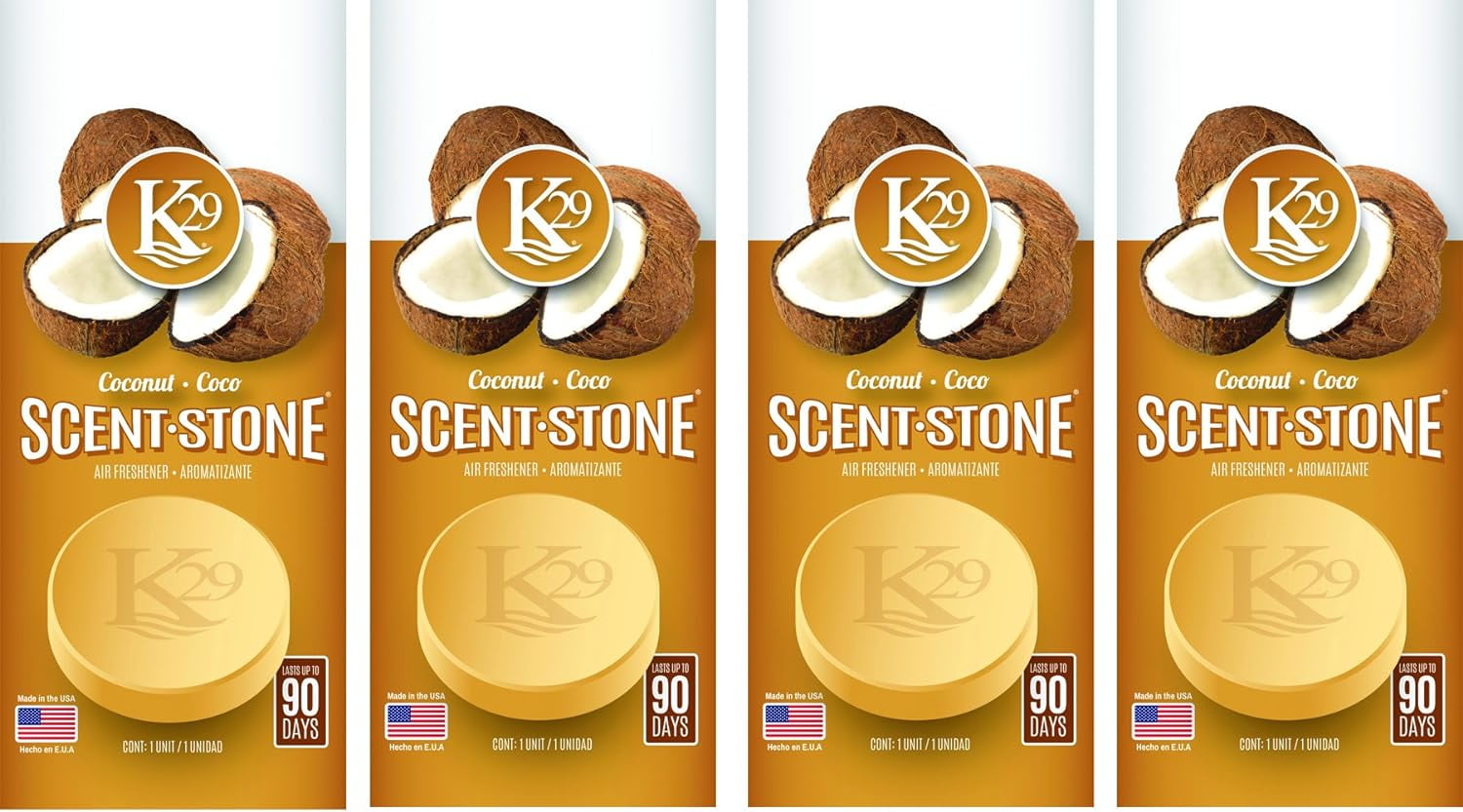 K29 Coconut Stone Air Freshener, Environmentally Safe and Long-lasting ...
