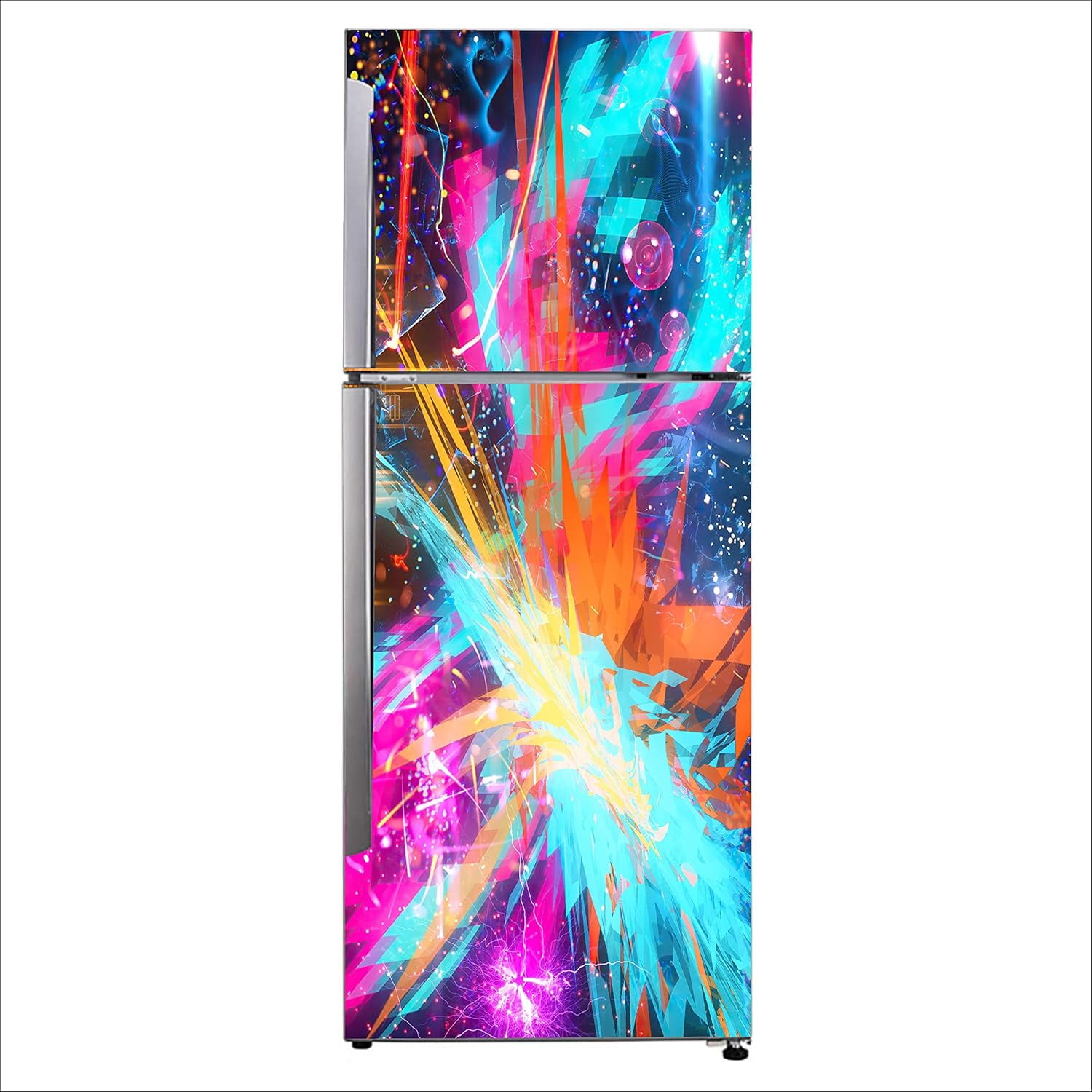 K2A Design Decorative The Atlas Abstract Digital Design Extra Large Fridge Sticker - Walmart.com