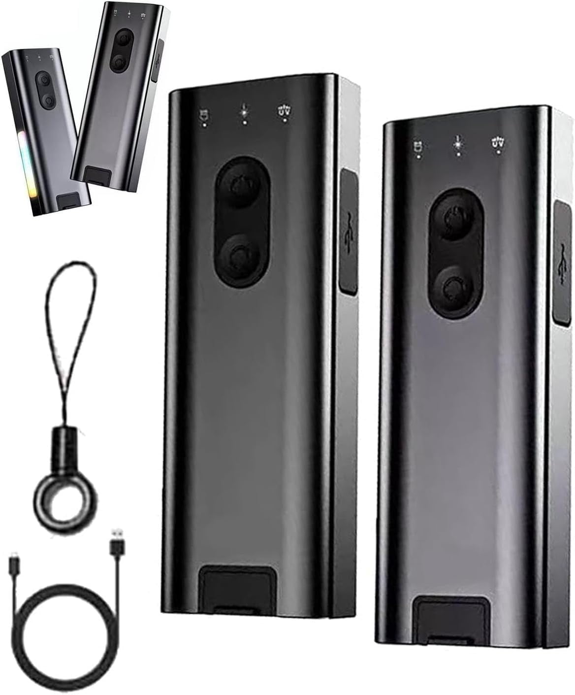 K3 Ultra Multi EDC Keychain Tool, Mini Keychain Flashlight 800 Lumens ...