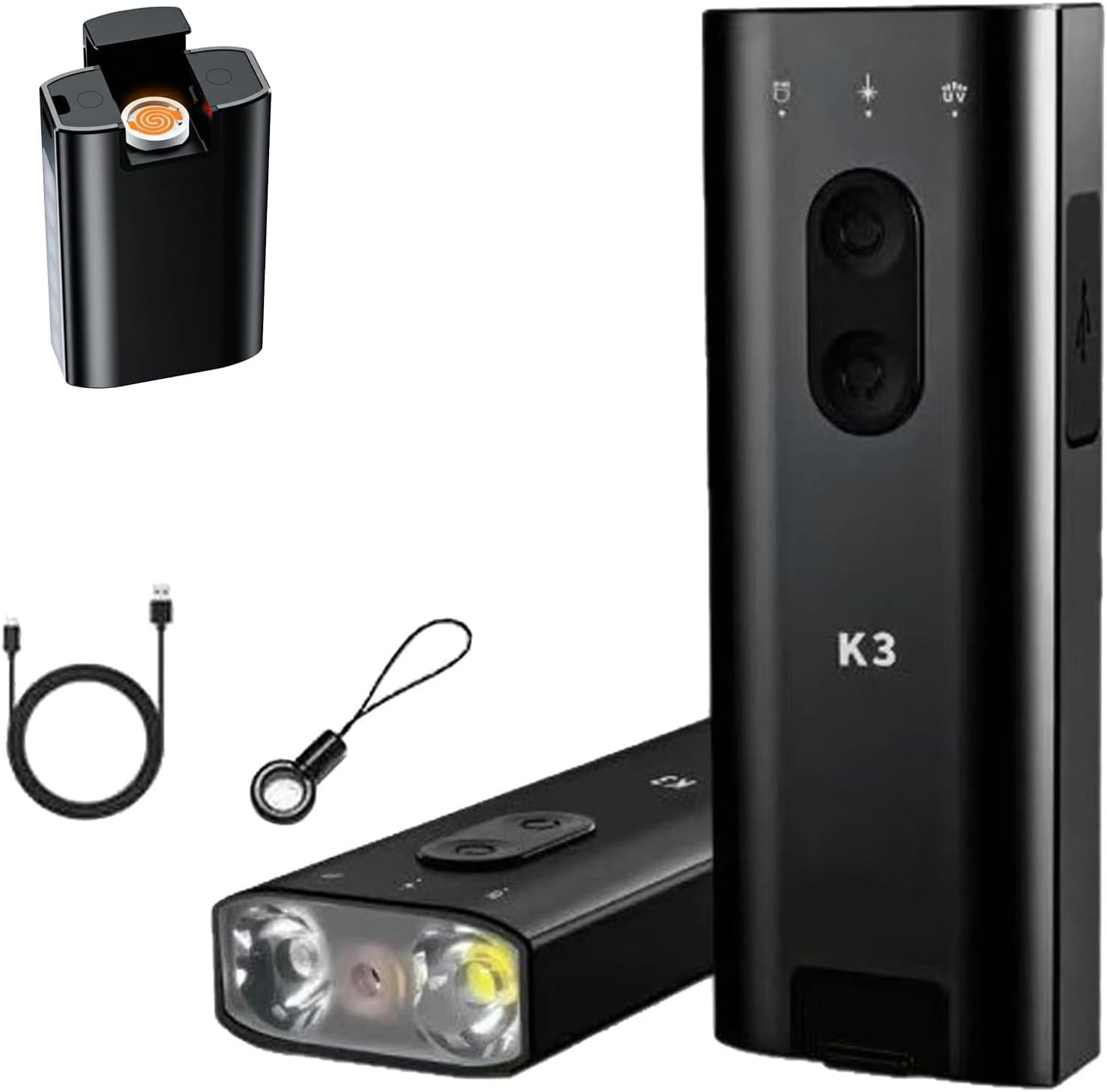 K3 Ultramulti EDC Keychain Tool, Pocket Mini Multi Flashlight, 800 ...