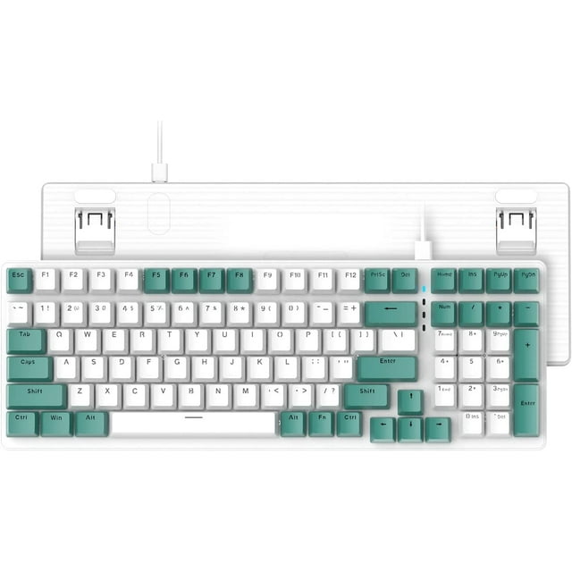 K3 Compact Mechanical Keyboard, 96% Layout, RGB Gaming, Blue Switch ...