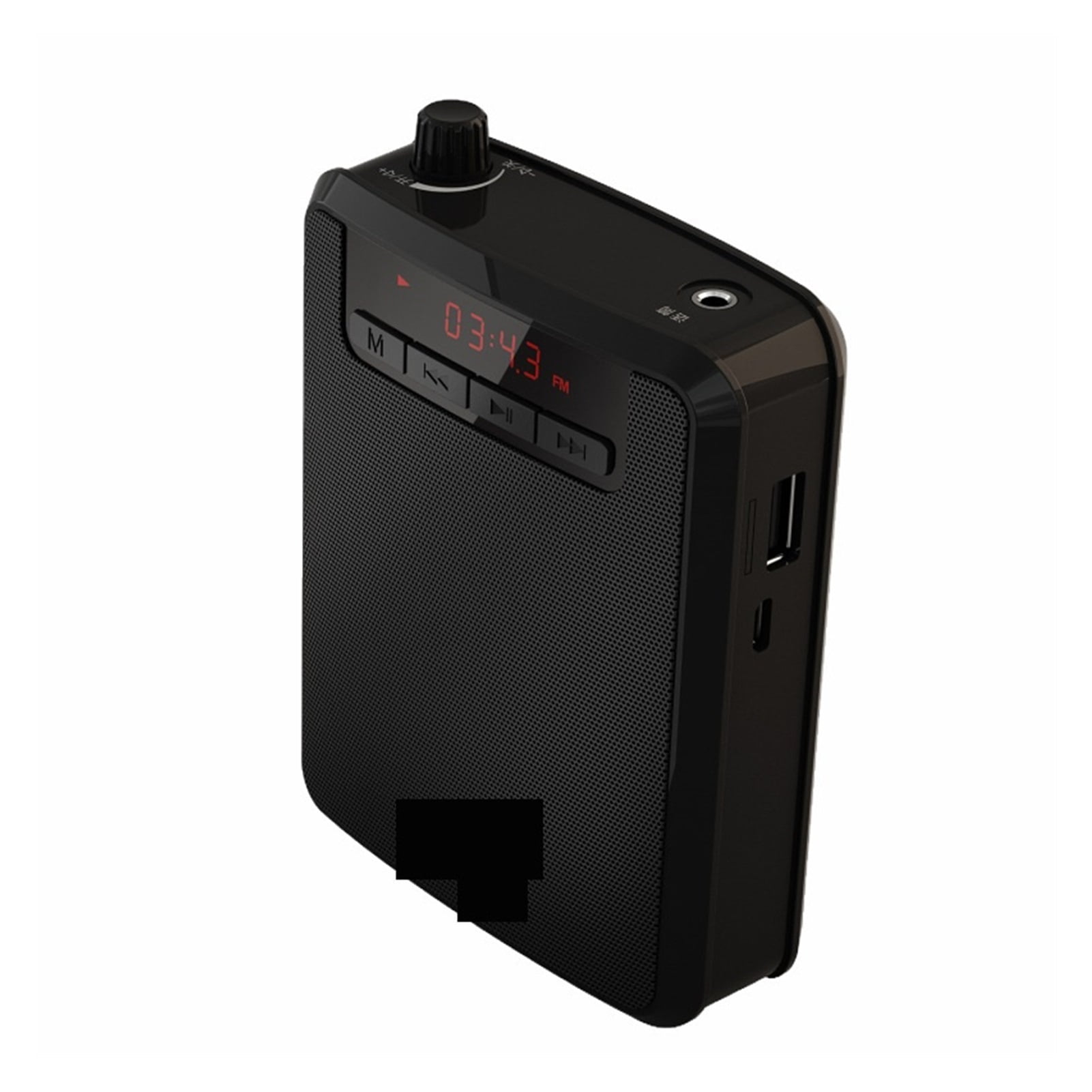 K300 Mini Loudspeaker Megaphone FM Recording Voice Amplifier Teacher ...