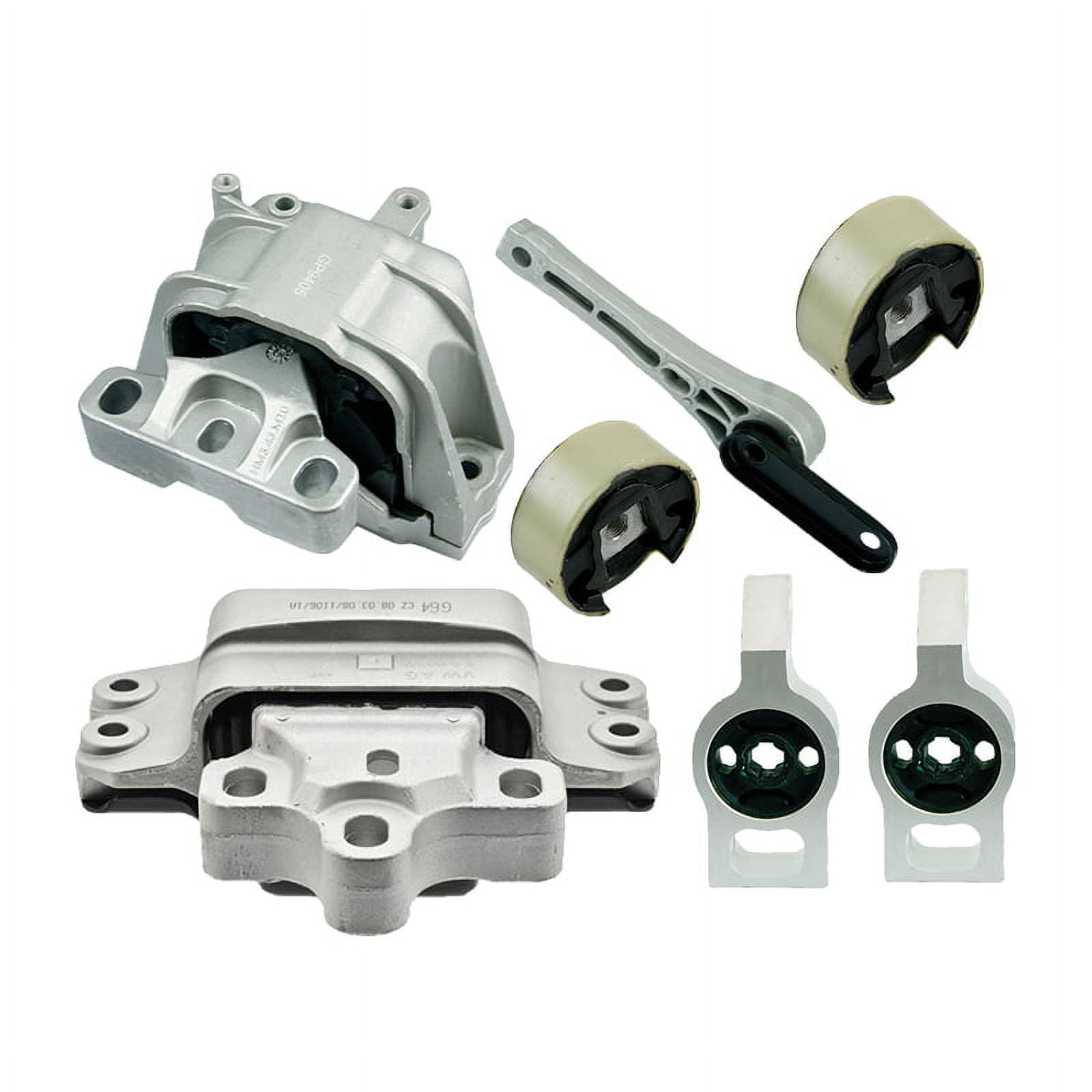 K3187 Engine Motor&Transmission Mount Set For 2006-2008 Volkswagen ...