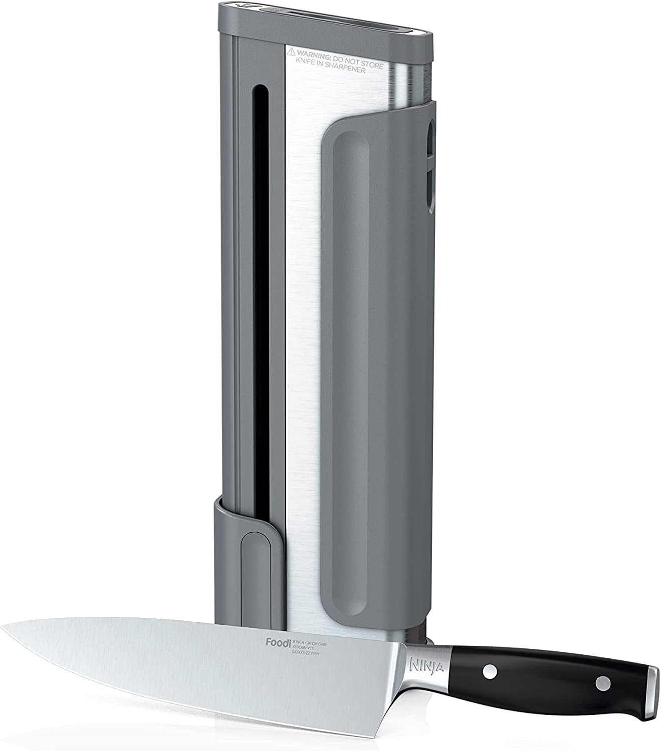 K32502 Foodi NeverDull System Chef Knife & Knife Sharpener Set, Premium ...